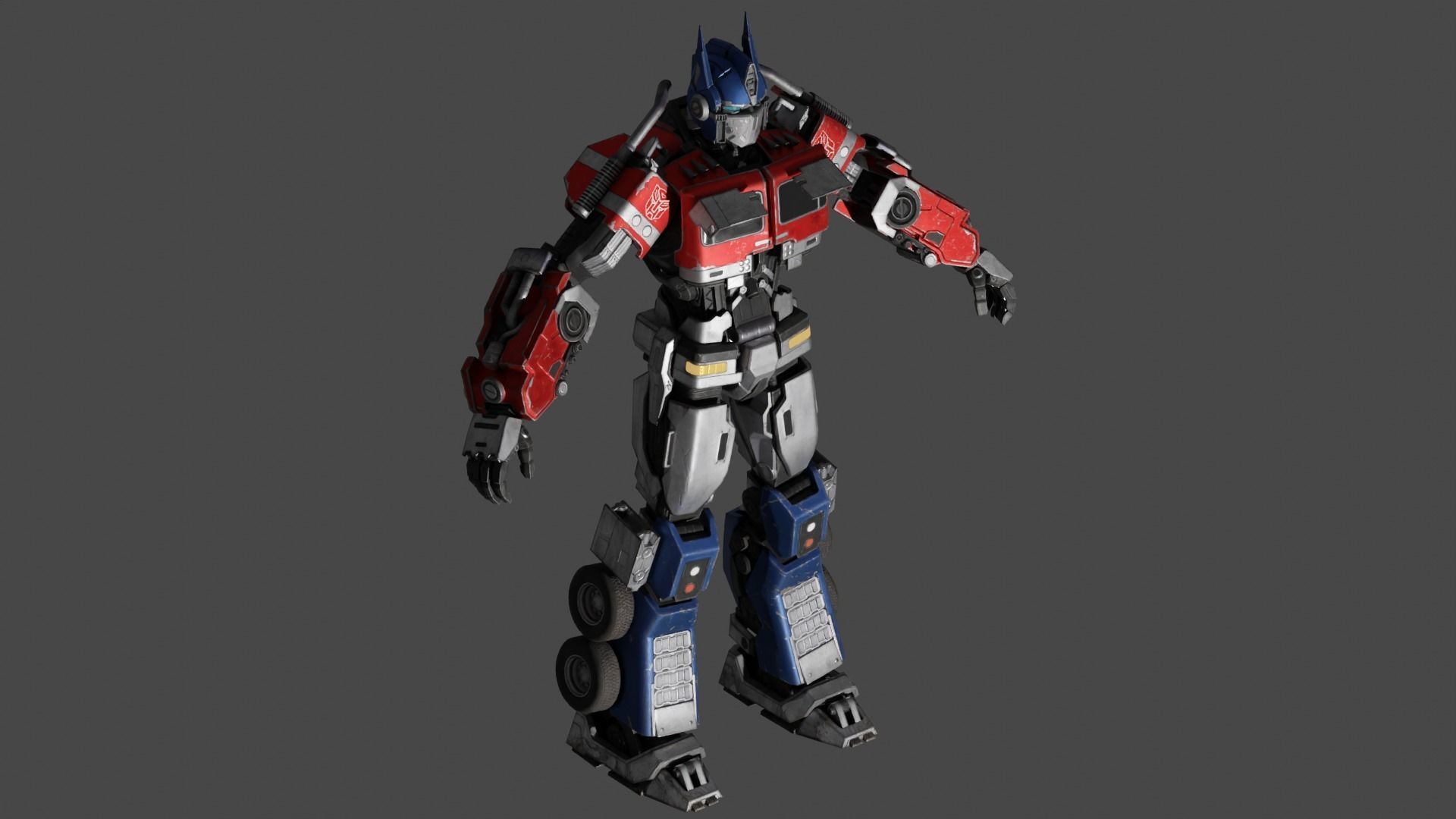 Fortnite Skin - Optimus Prime 3D model rigged | CGTrader
