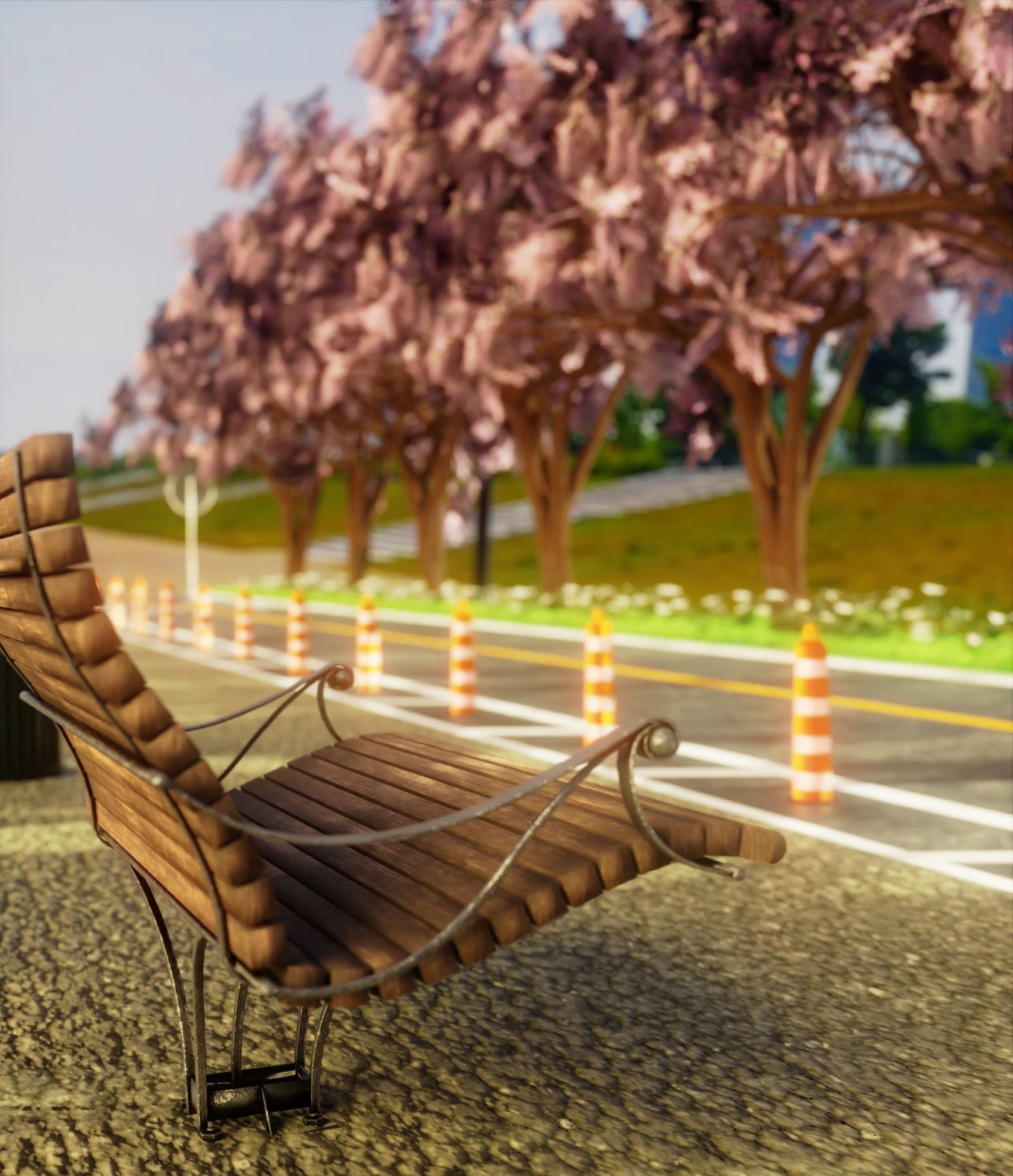 Han River Cycle Path 3D model | CGTrader