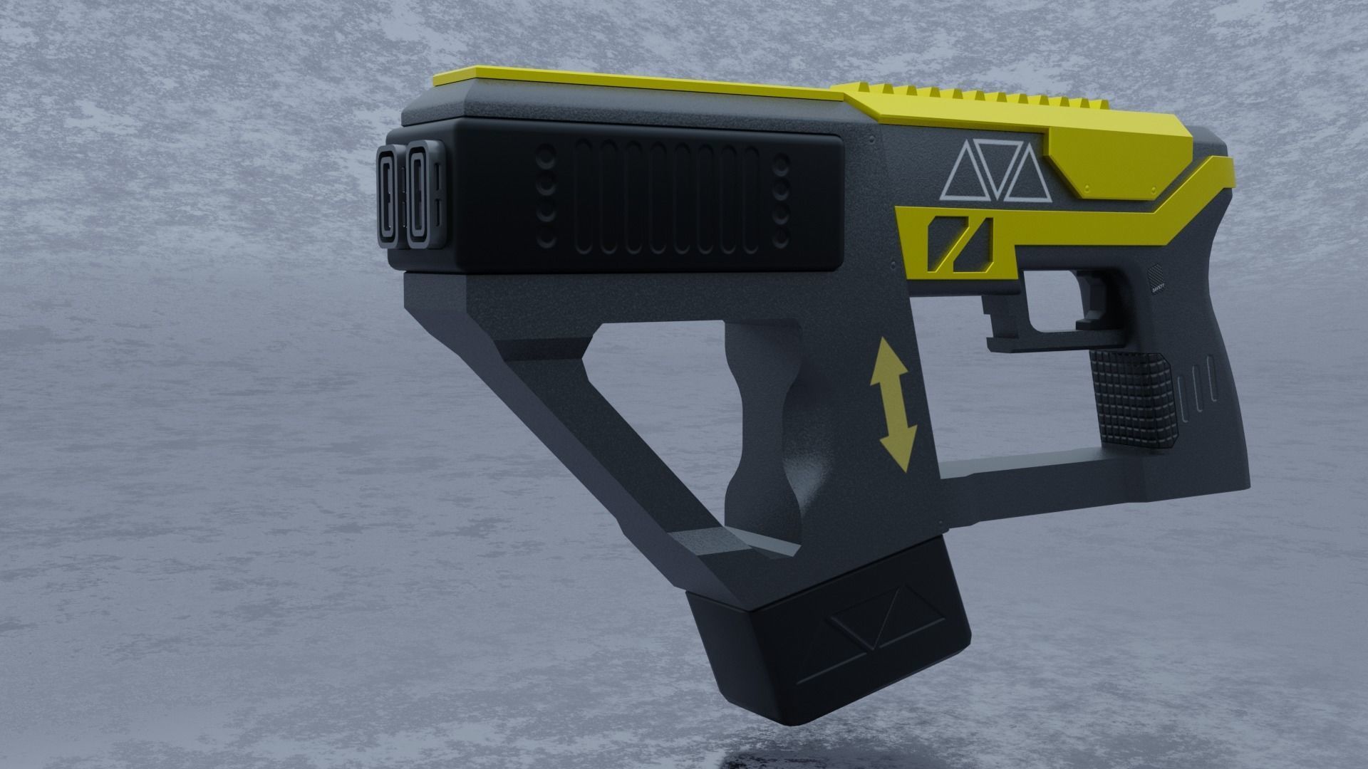 Sci-Fi Sub Machine Gun free VR / AR / low-poly 3D model | CGTrader