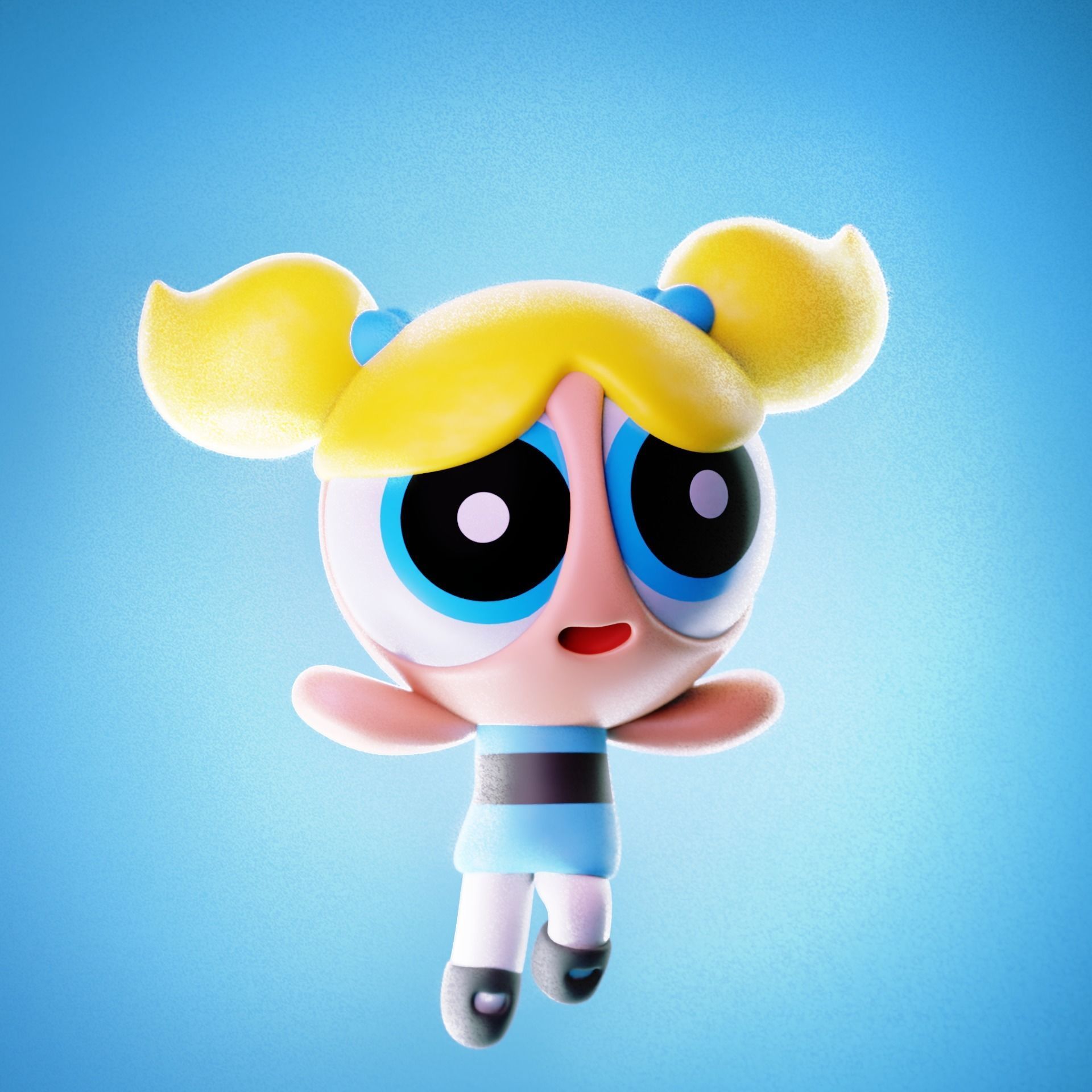 3D model Bubbles - Powerpuff Girls VR / AR / low-poly | CGTrader