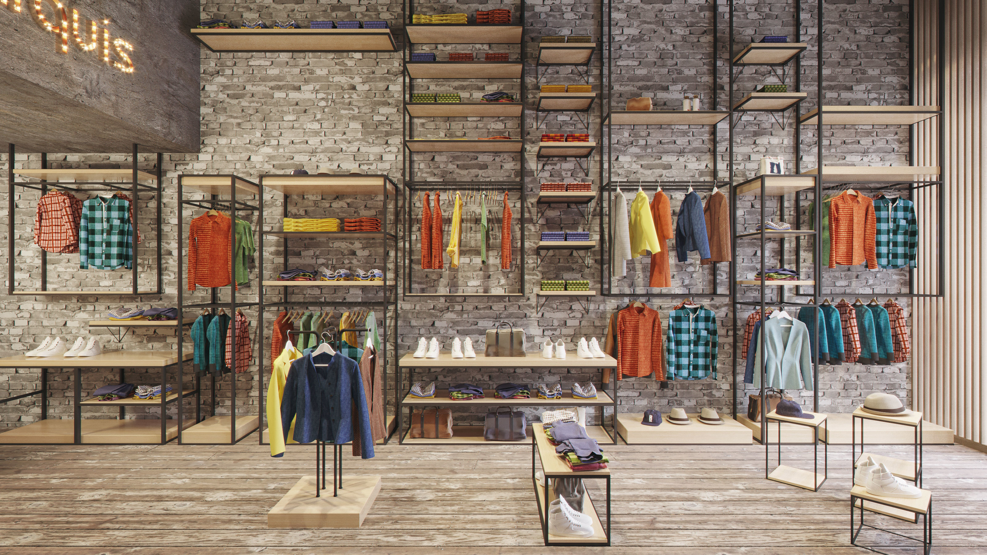 scene 3dsmax corona render - clothing store 3D model | CGTrader