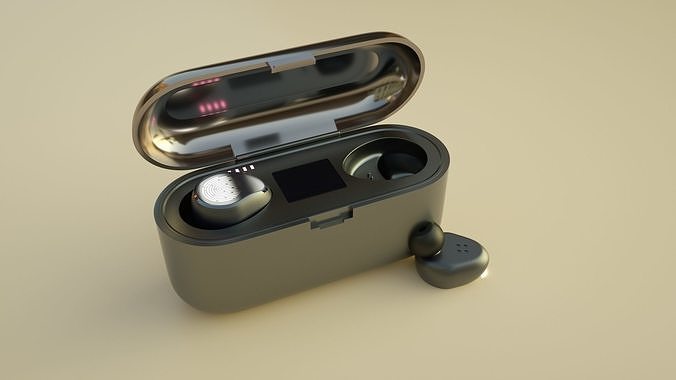Bluetooth earphone 3D model | CGTrader
