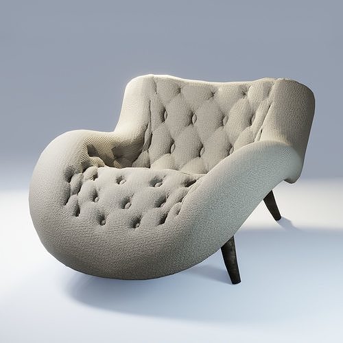 Comfy Lounge Chair 3D model | CGTrader