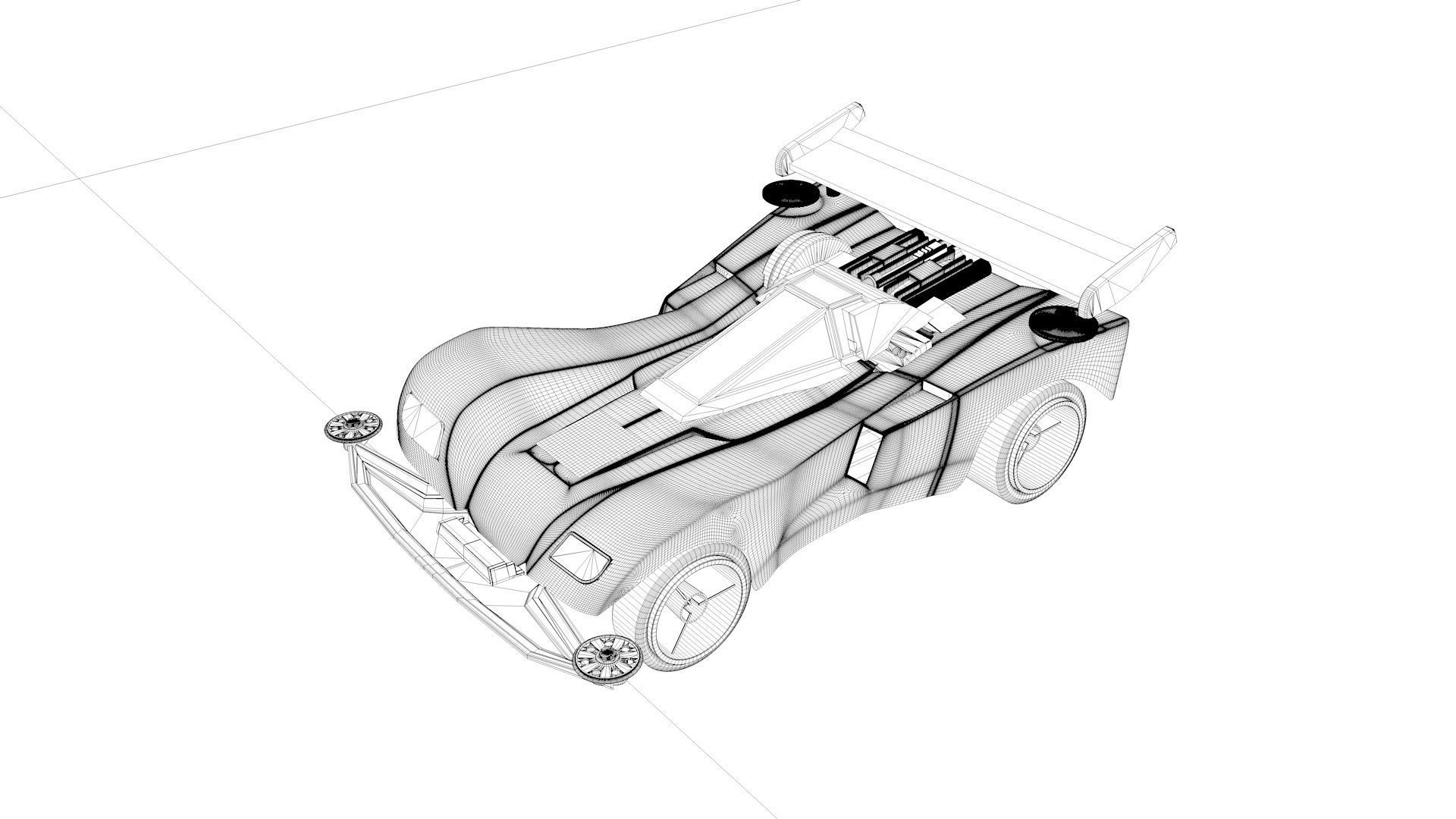 4WD car 3D model | CGTrader