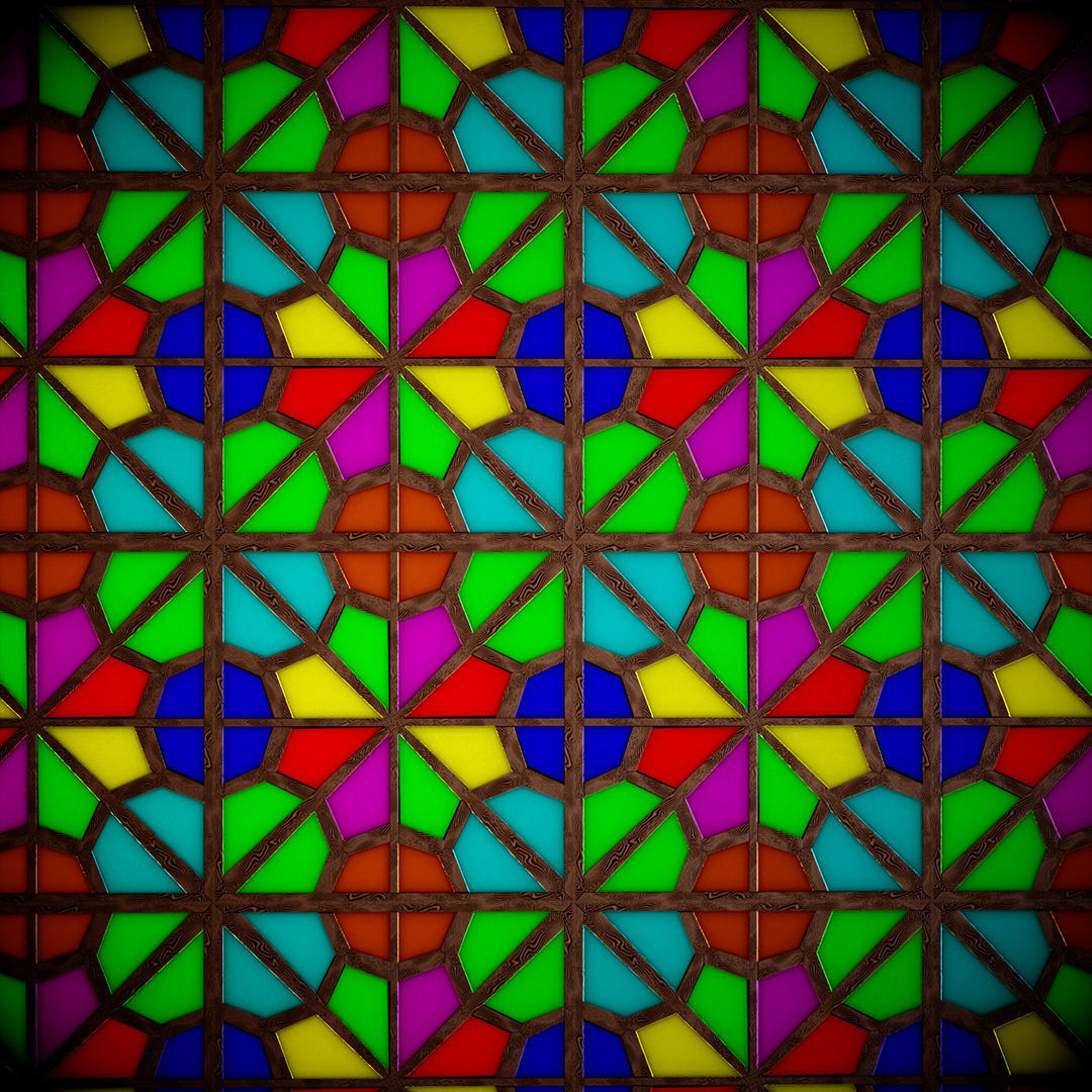 15 Stylized Stained Glass Materials Substance Painter Texture | CGTrader