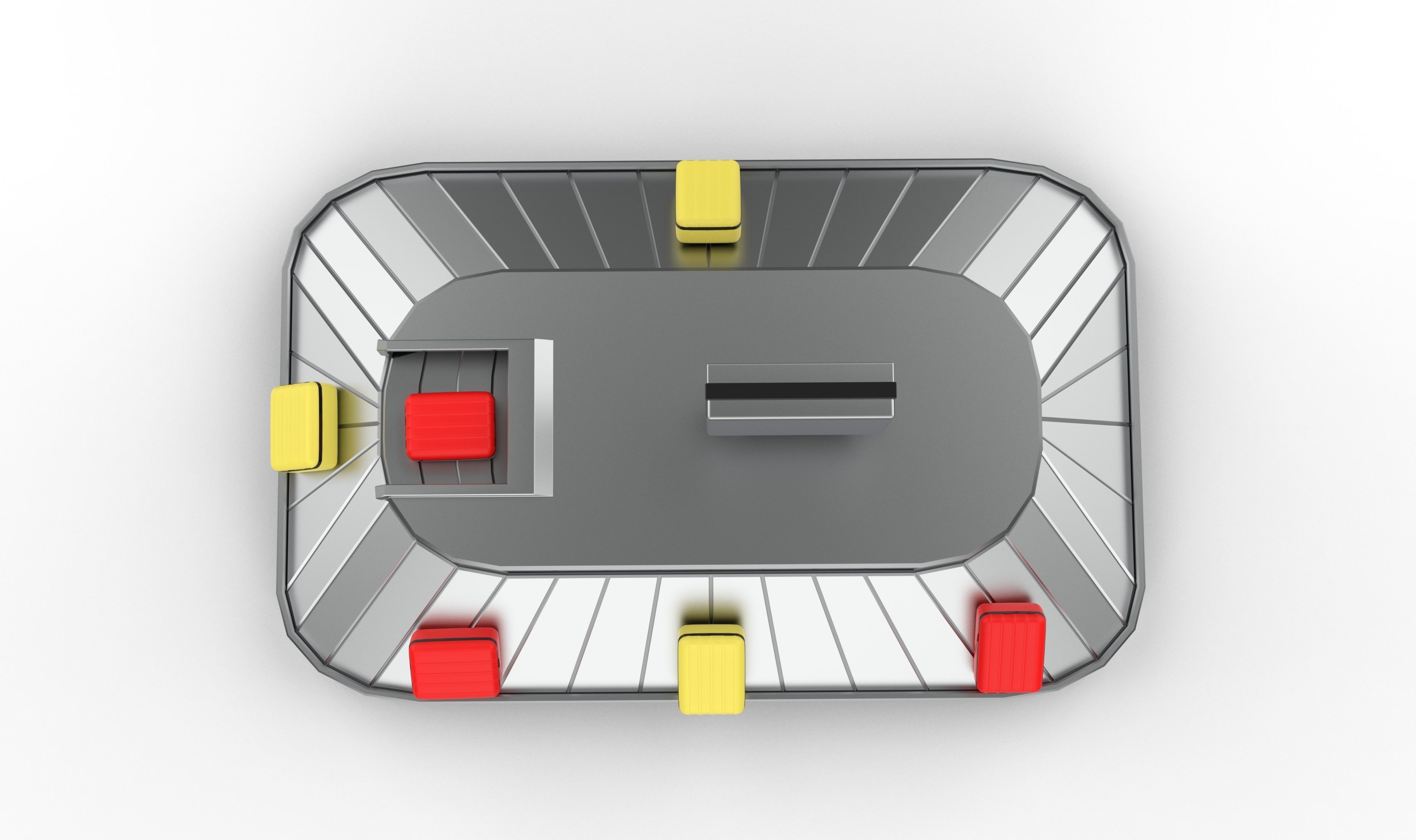 3D model Airport Baggage Claim Transport VR / AR / low-poly | CGTrader