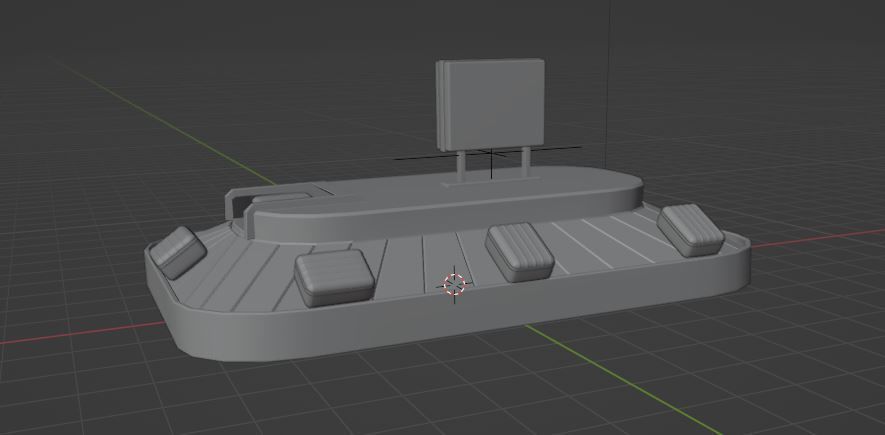 3D model Airport Baggage Claim Transport VR / AR / low-poly | CGTrader