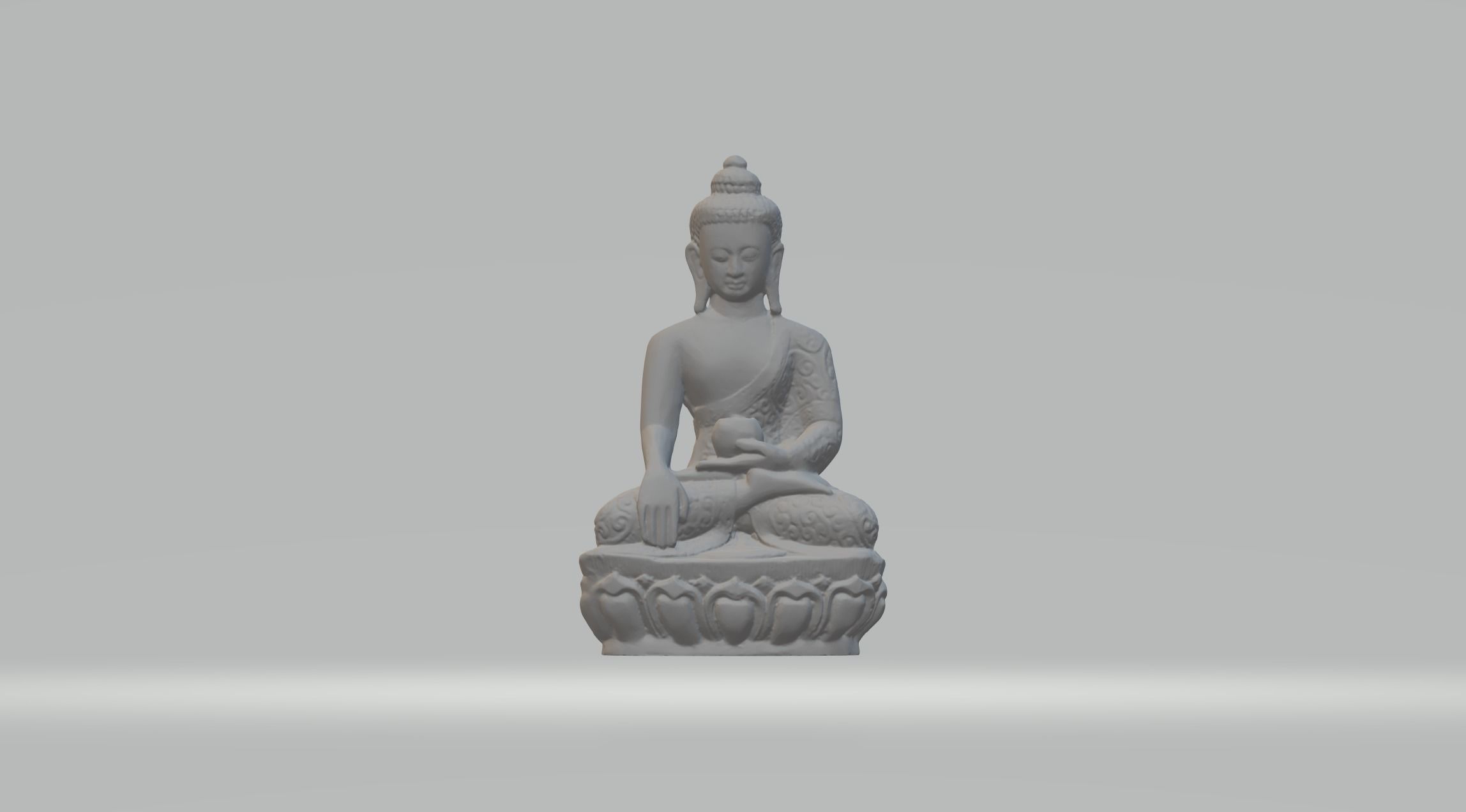 Buddha Statue 3D model 3D printable | CGTrader