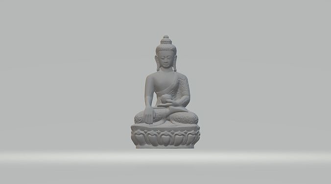 Buddha Statue 3D model 3D printable | CGTrader