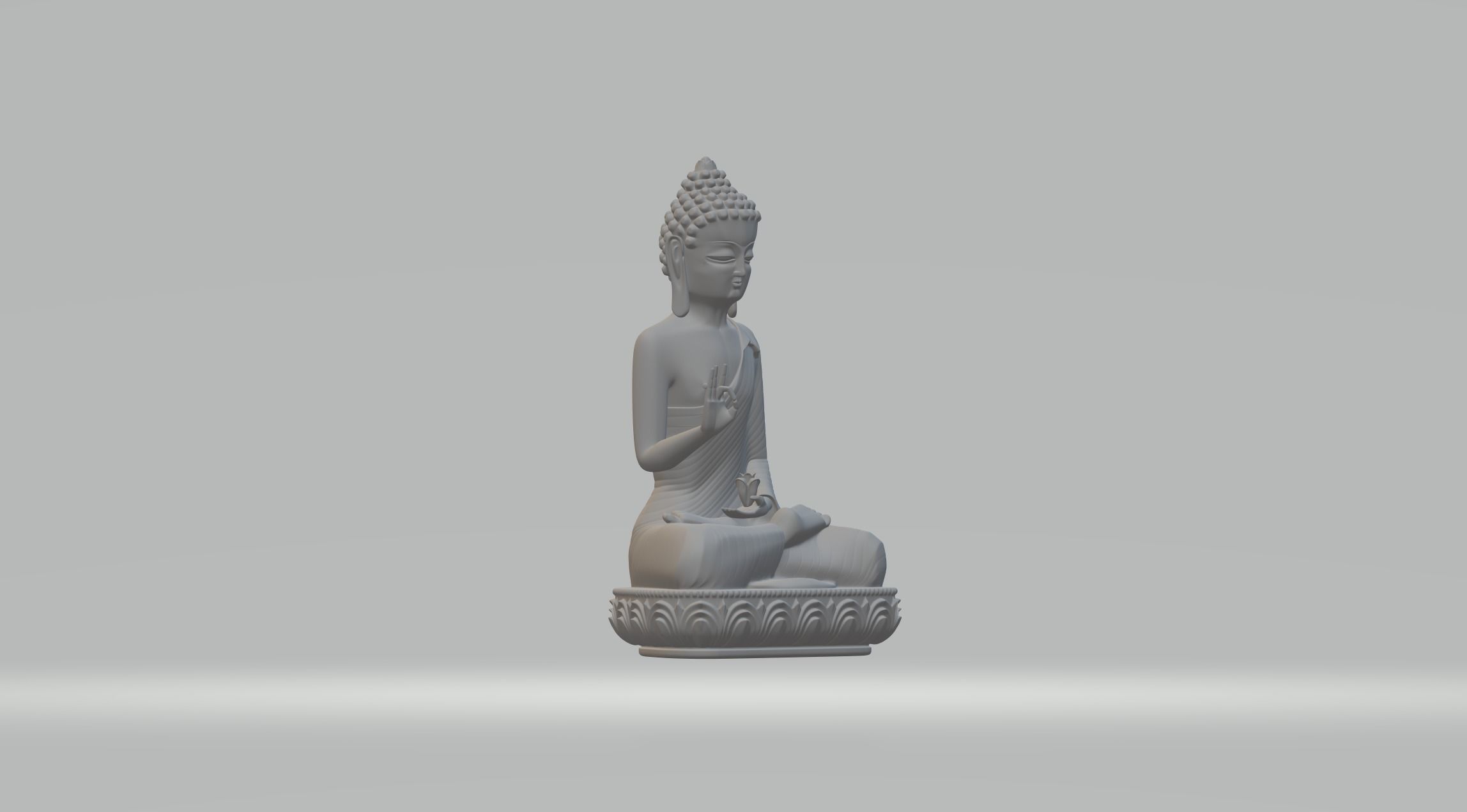 Buddha Statue 3D model 3D printable | CGTrader