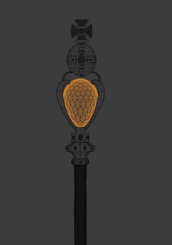 Scepter 3d model 3D model | CGTrader