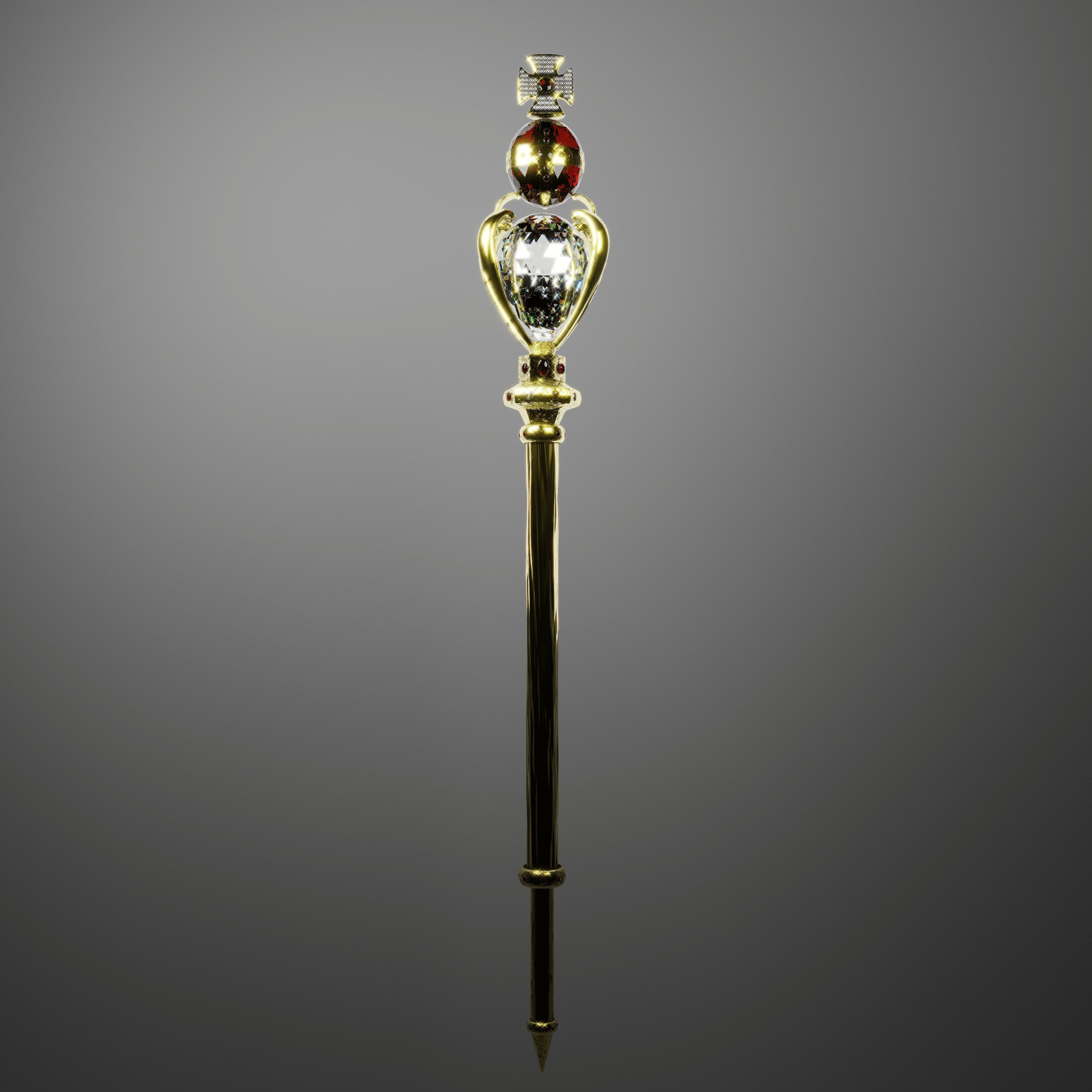 Scepter 3d model 3D model | CGTrader