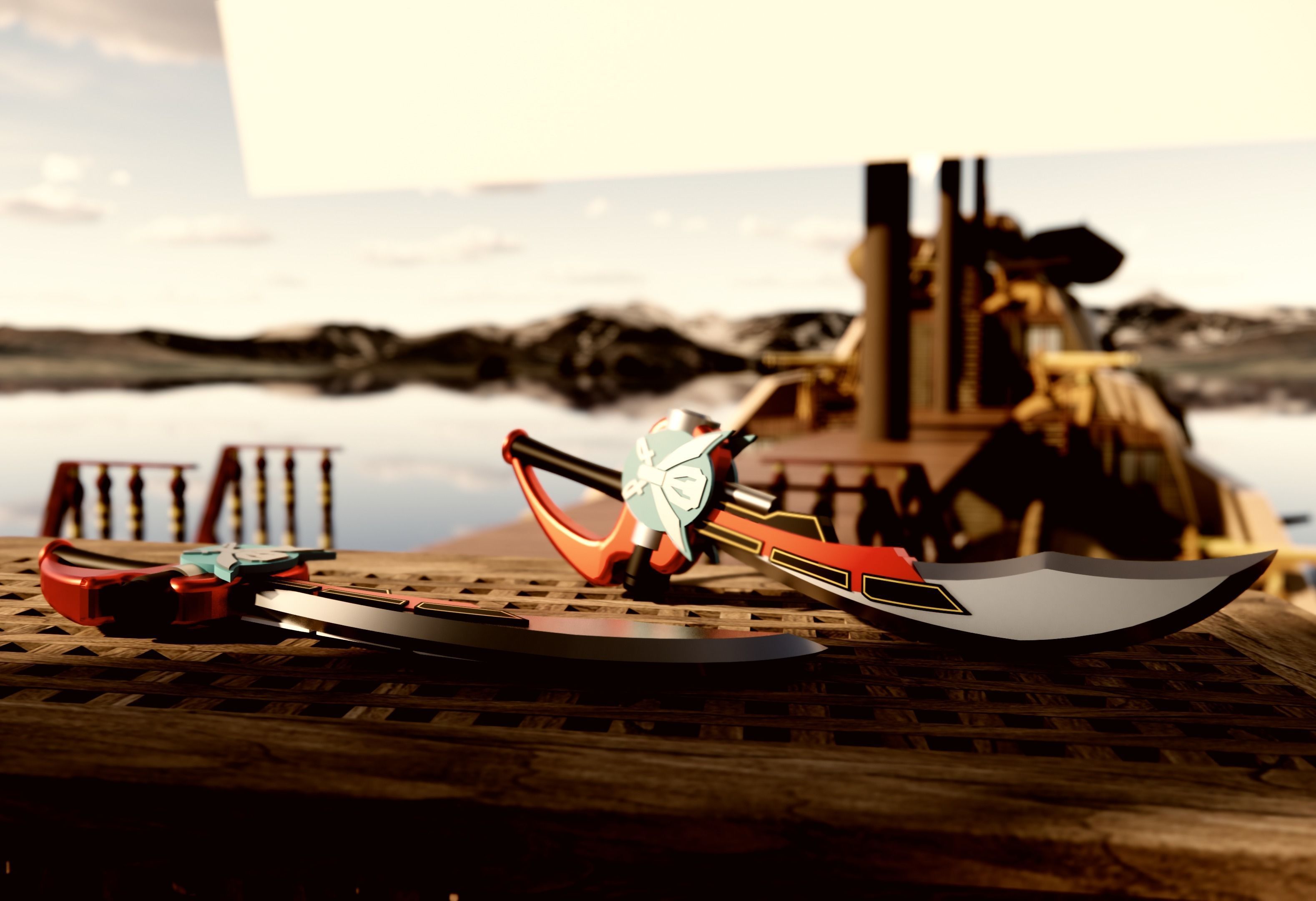 Cimitarra from Super Sentai Gokaiger 3D model 3D printable | CGTrader