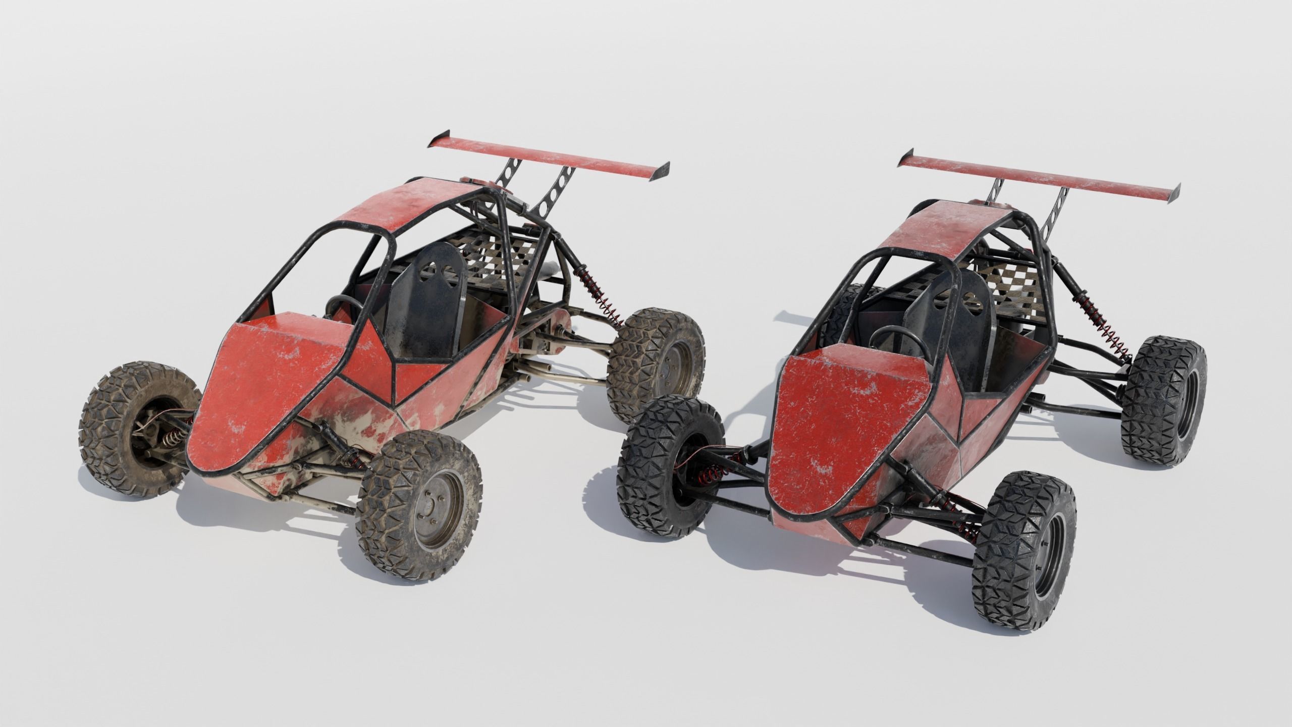 3D model Offroad buggy PBR VR / AR / low-poly | CGTrader