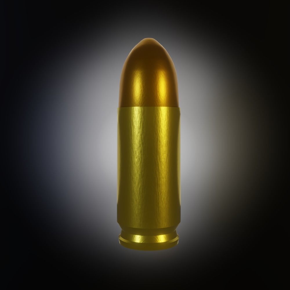 3D model 9mm Bullet 3D Model-Game Ready VR / AR / low-poly | CGTrader