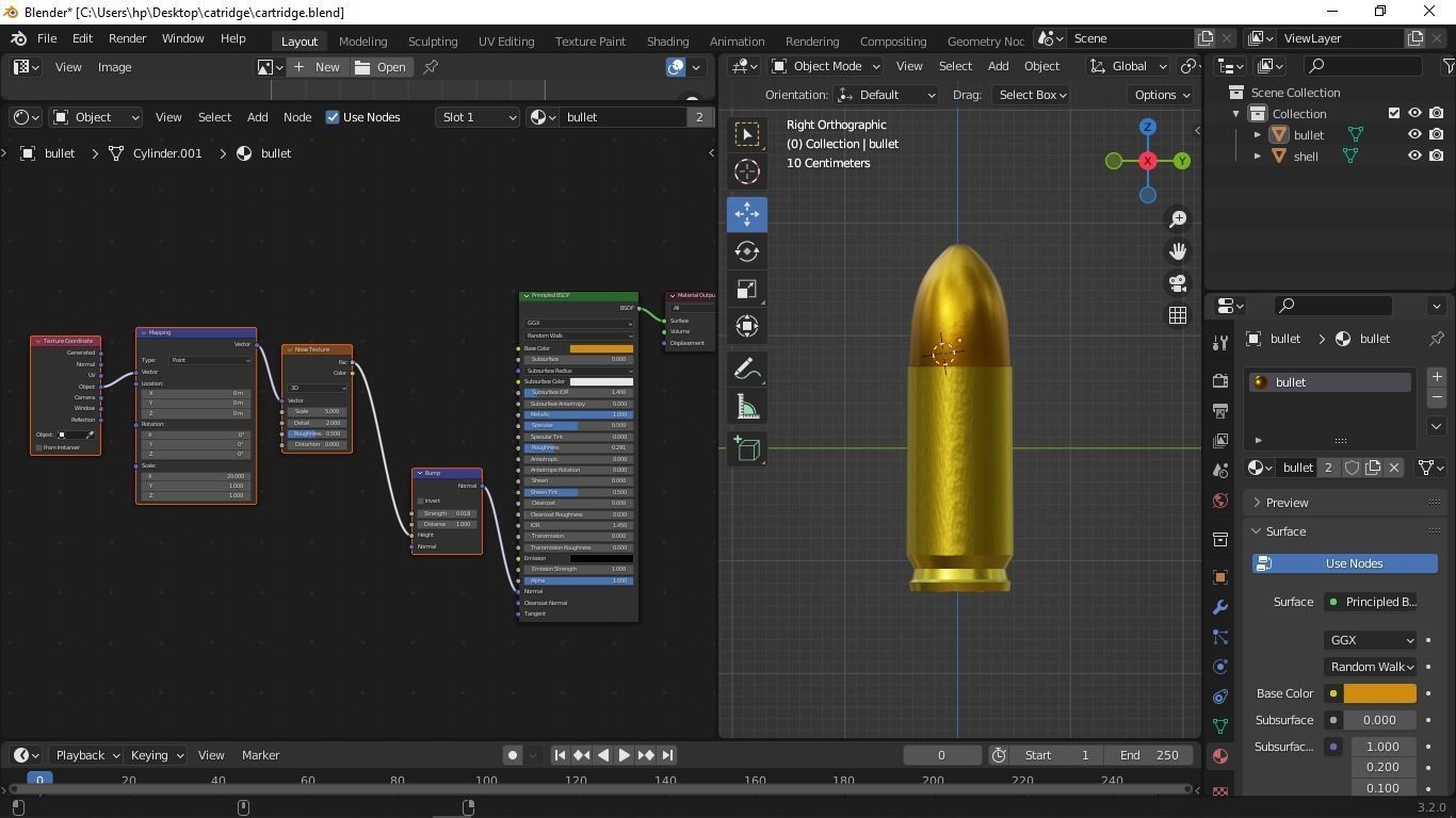 3D model 9mm Bullet 3D Model-Game Ready VR / AR / low-poly | CGTrader