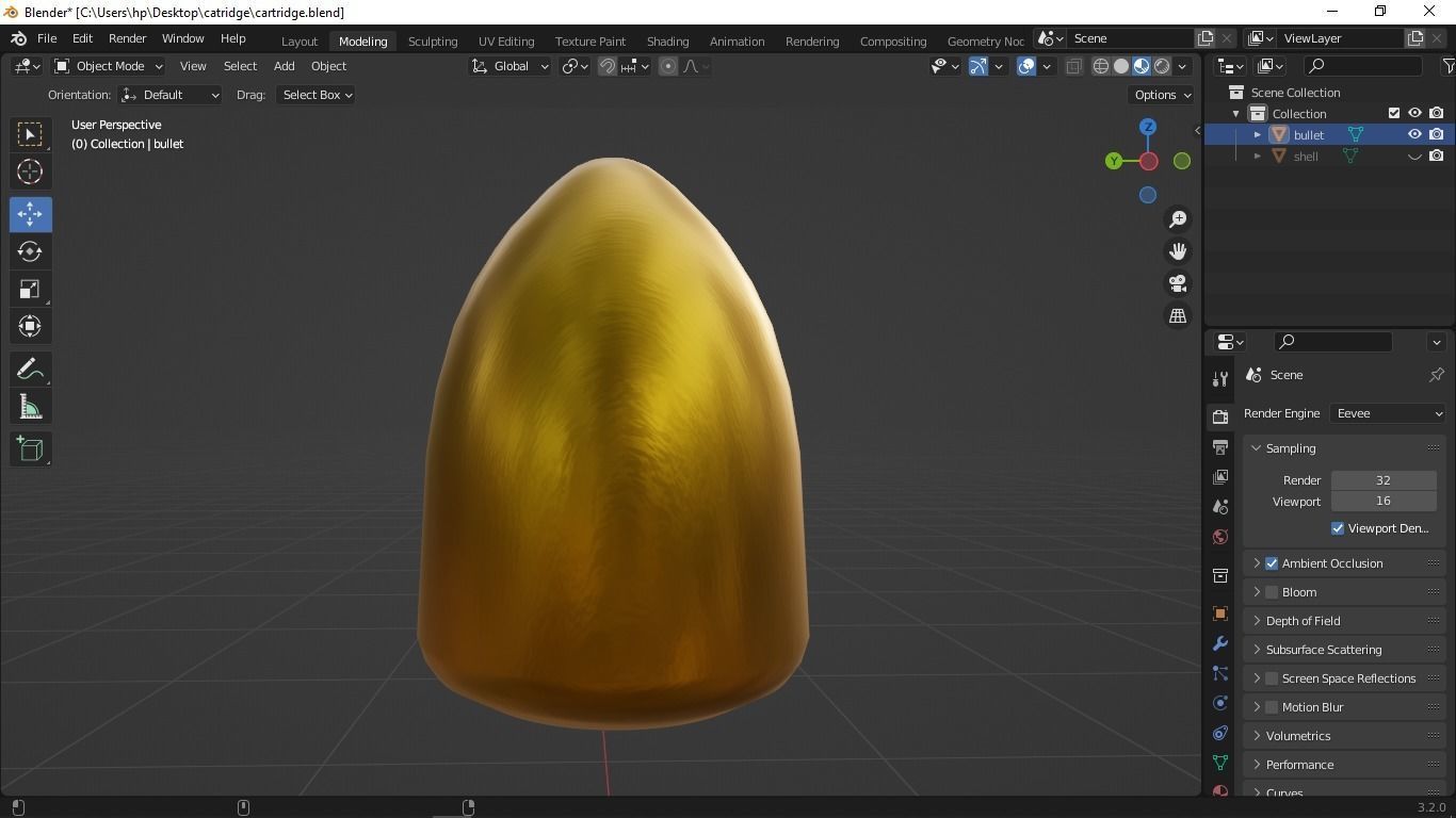 3D model 9mm Bullet 3D Model-Game Ready VR / AR / low-poly | CGTrader