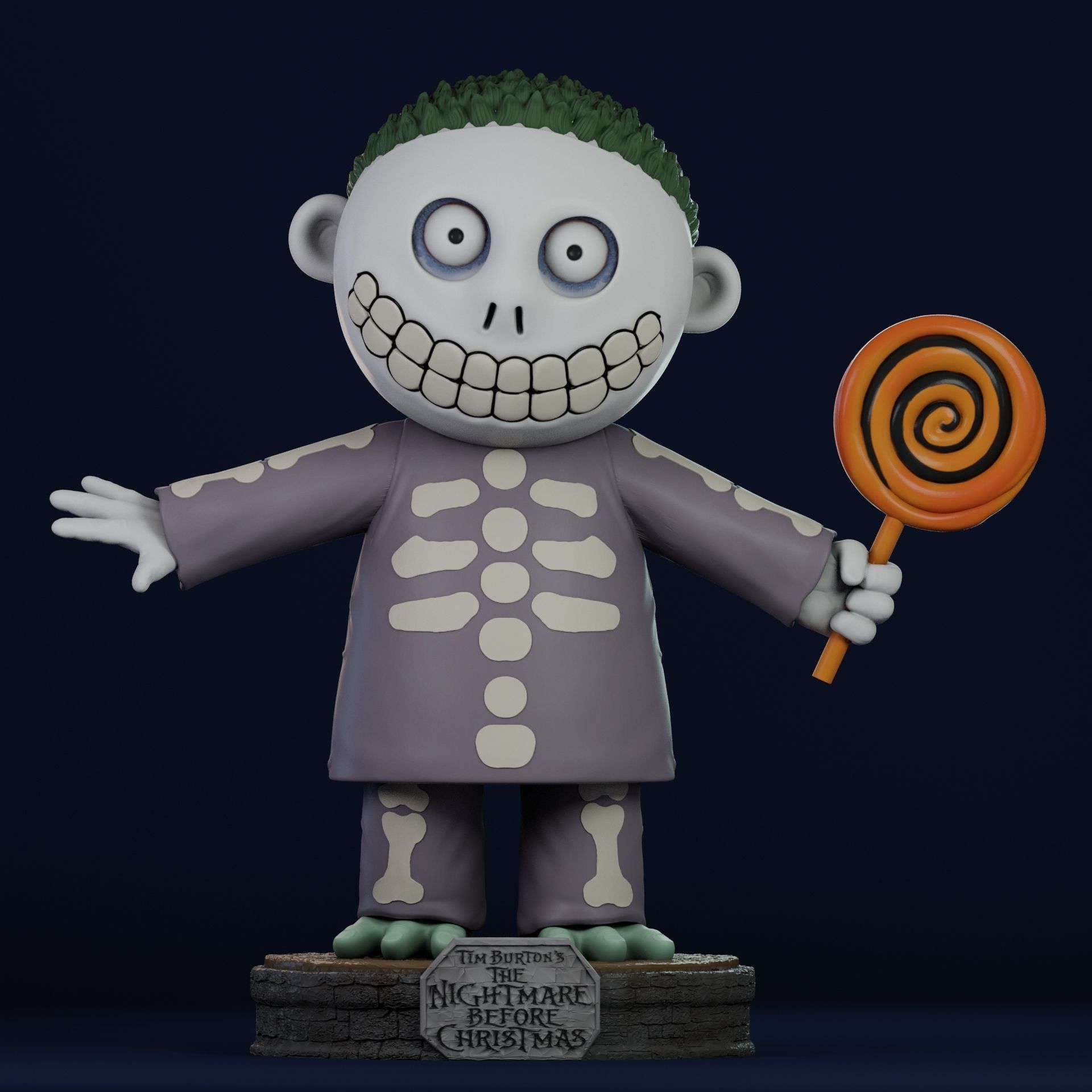 BARREL NIGHTMARE BEFORE CHRISTMAS 3D model | CGTrader