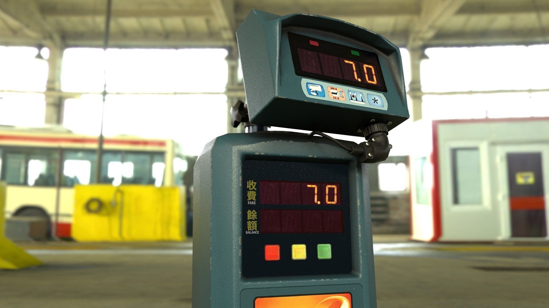 3D model PBR Hong Kong Hong Kong Octopus Machine Low-poly VR / AR / low ...