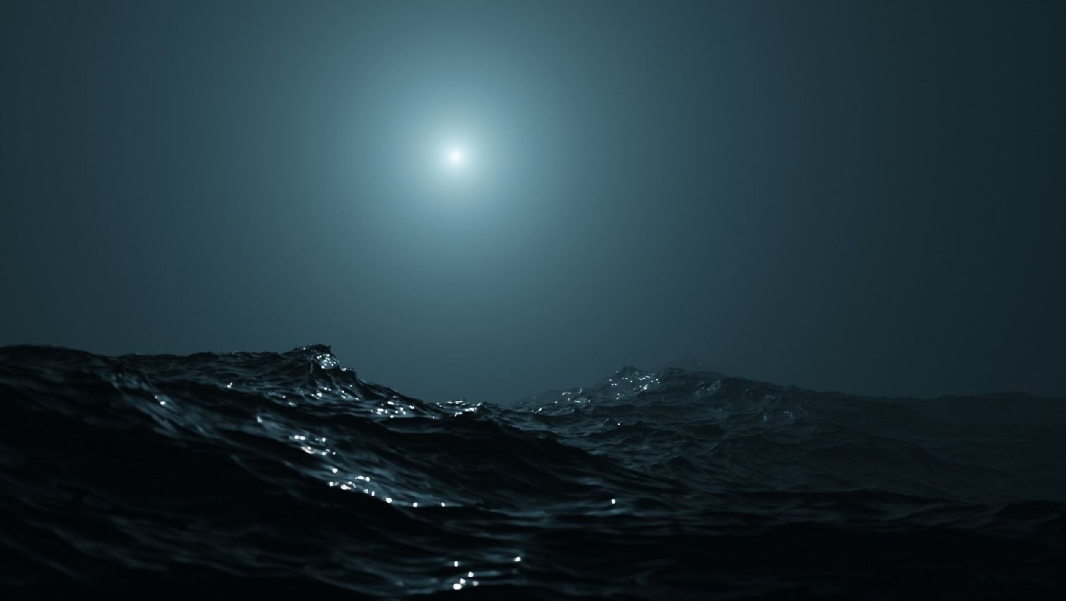 cinematic ocean 3D model animated | CGTrader