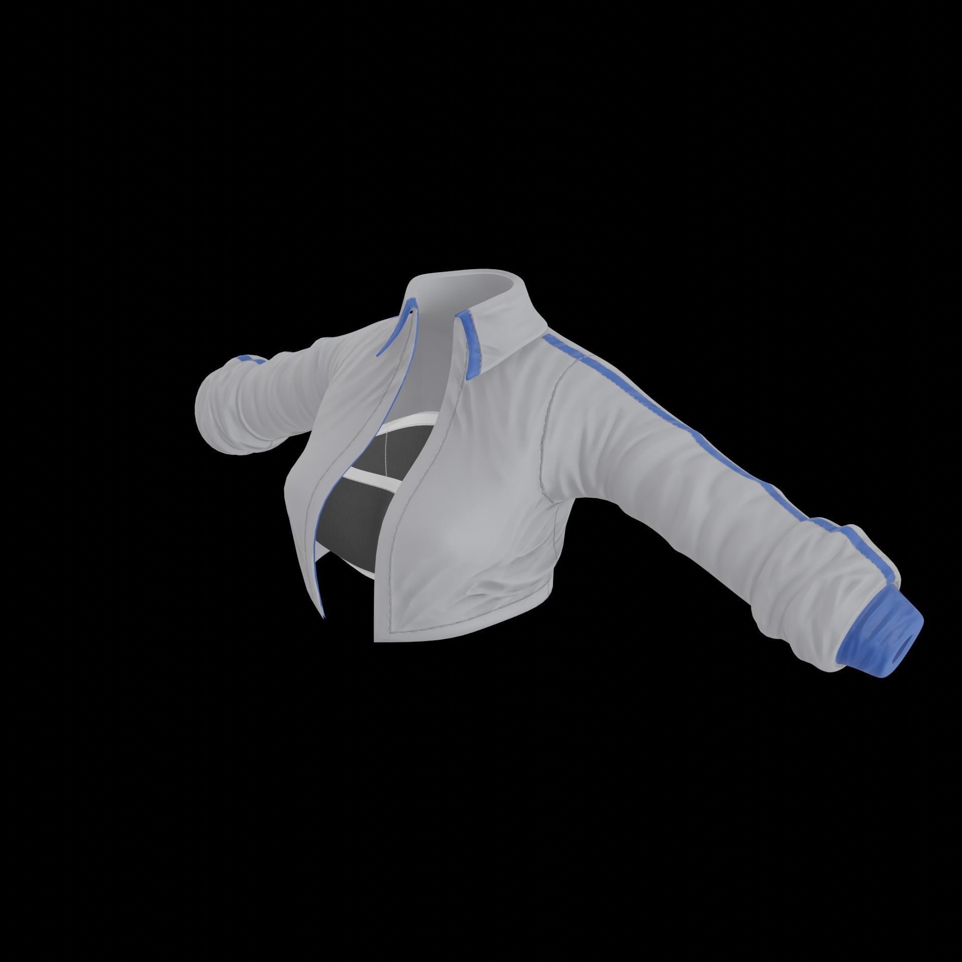 3D model KDA All Out Seraphine Jacket - VRChat - 3D Asset VR / AR / low ...