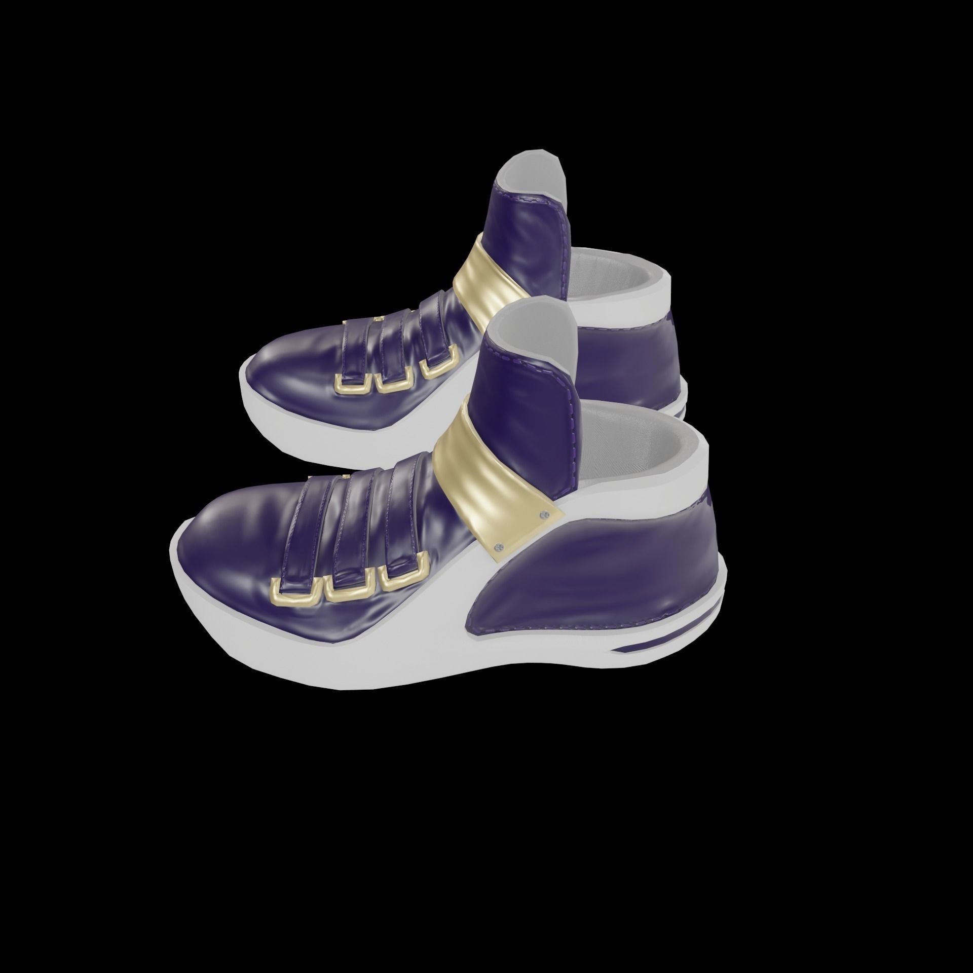 3D model KDA Akali Shoes - VRChat - 3D Asset VR / AR / low-poly | CGTrader