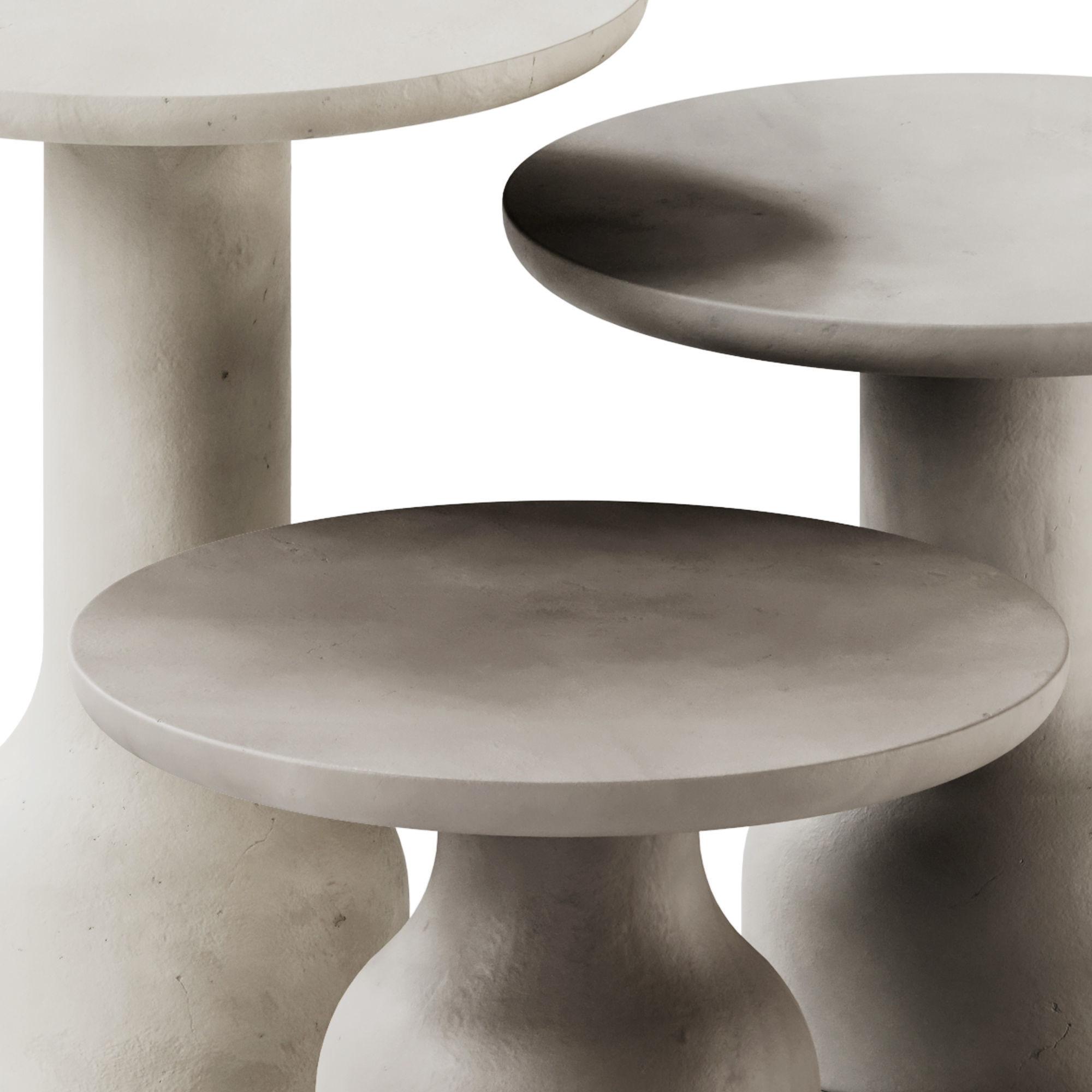 MOR DESIGN PESO Coffee table set 3D model | CGTrader