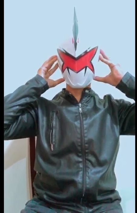 Abare Killer - White Dino Thunder- Helmet 3D model 3D printable | CGTrader