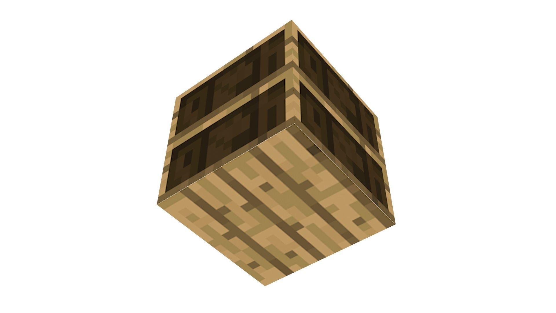 Minecraft Bookshelves 3D model | CGTrader
