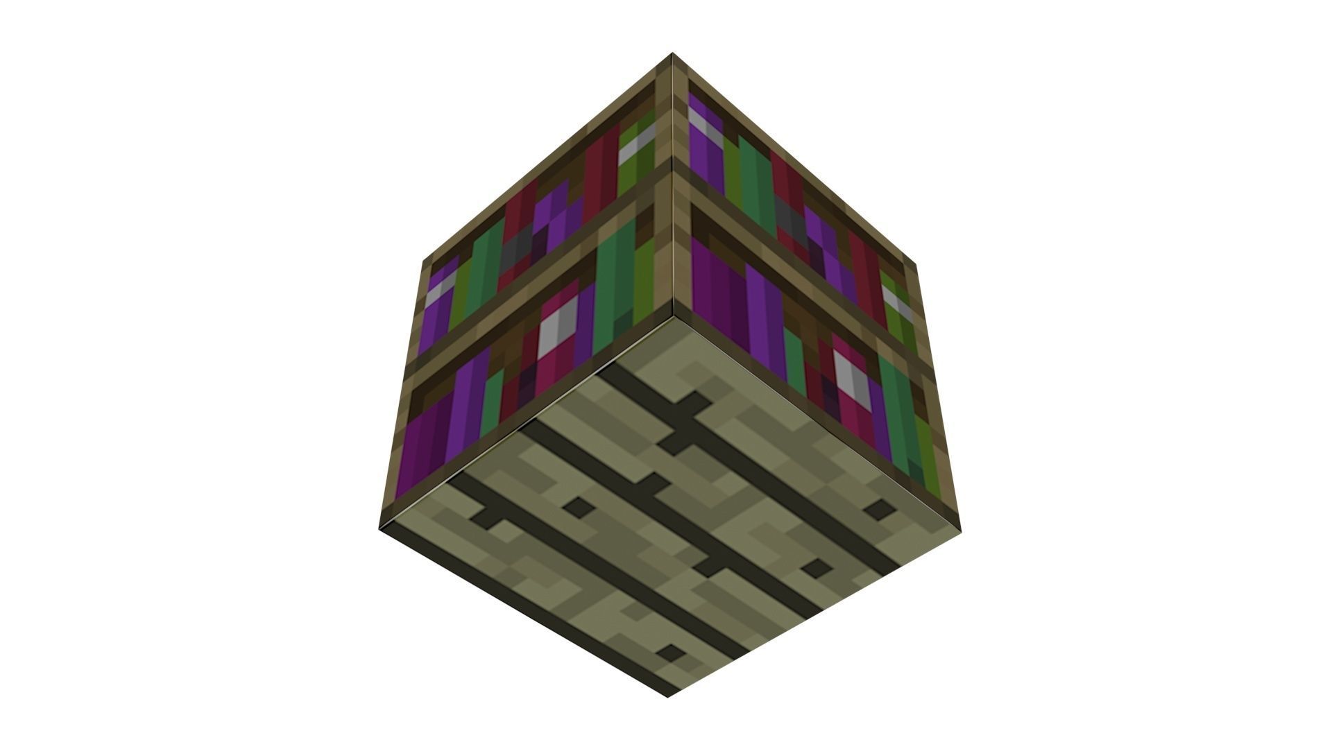 Minecraft Bookshelves 3D model | CGTrader