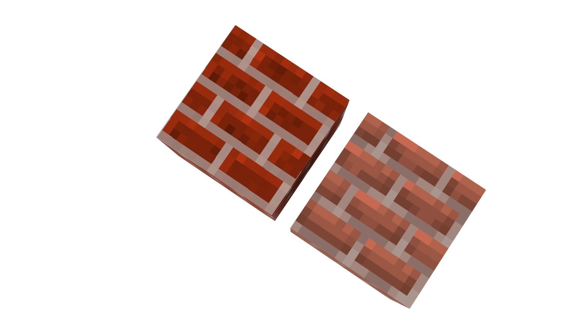 3D model Minecraft Bricks VR / AR / low-poly | CGTrader