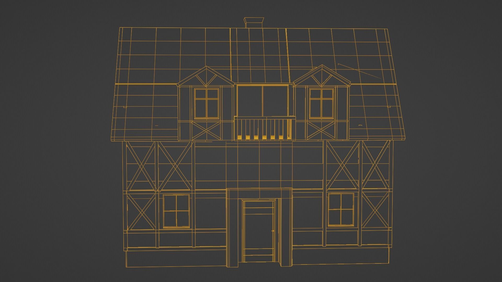 3D model Textured Old Wooden House VR / AR / low-poly | CGTrader