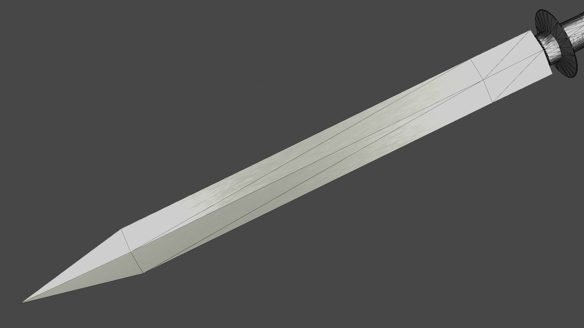 3D model Spatha sword with Khora handle VR / AR / low-poly | CGTrader