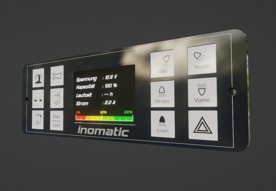 inomatic Bedienteil Serie 2000 - BT2012 3D model | CGTrader