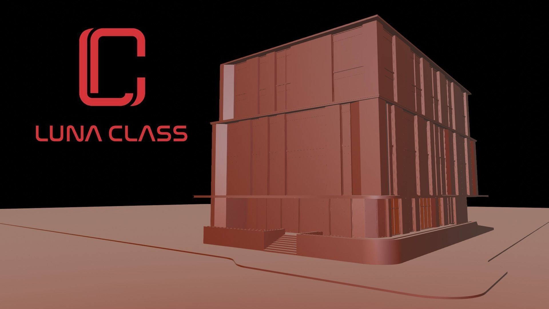 Luna Class Exterior 3D Model free 3D model | CGTrader