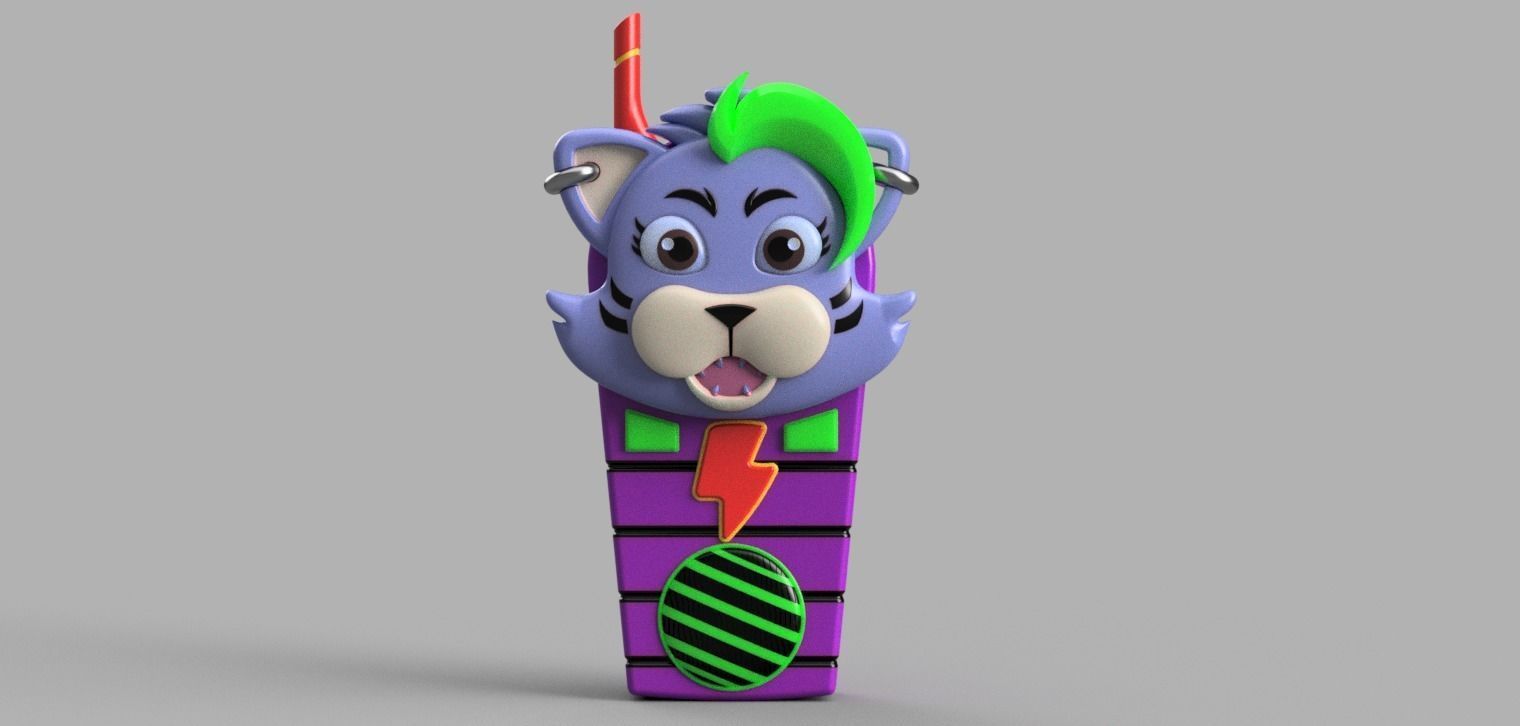 Five Night at Freddys - Security breach - Roxy Talkie - 3D Model 3D ...