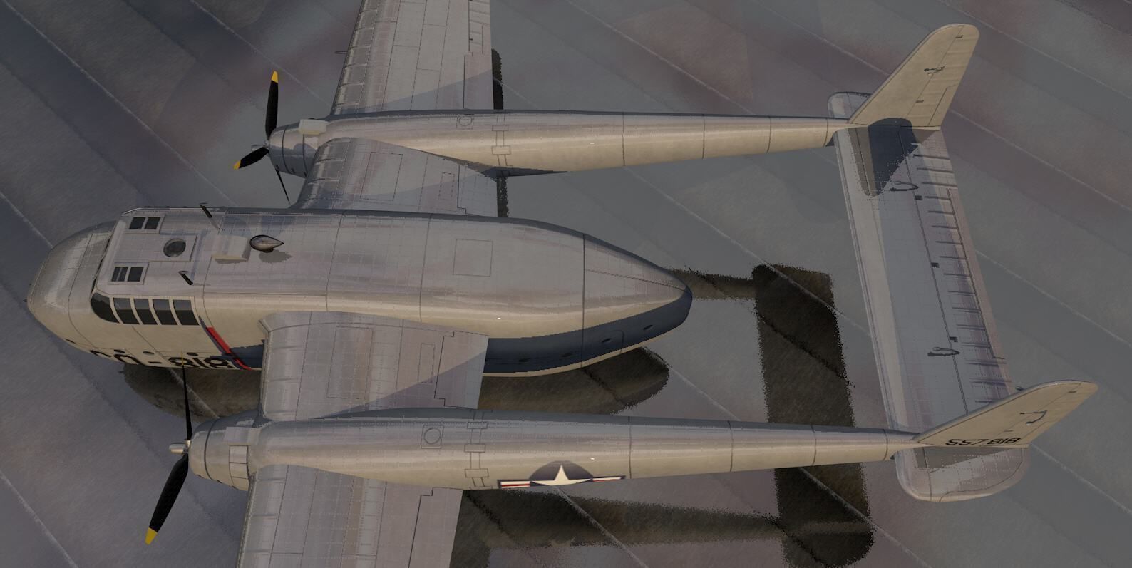 Fairchild C-82 Packet 3D model | CGTrader