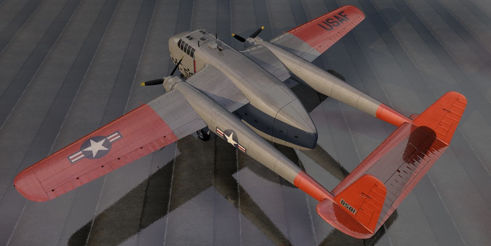 Fairchild C-82 Packet 3D model | CGTrader