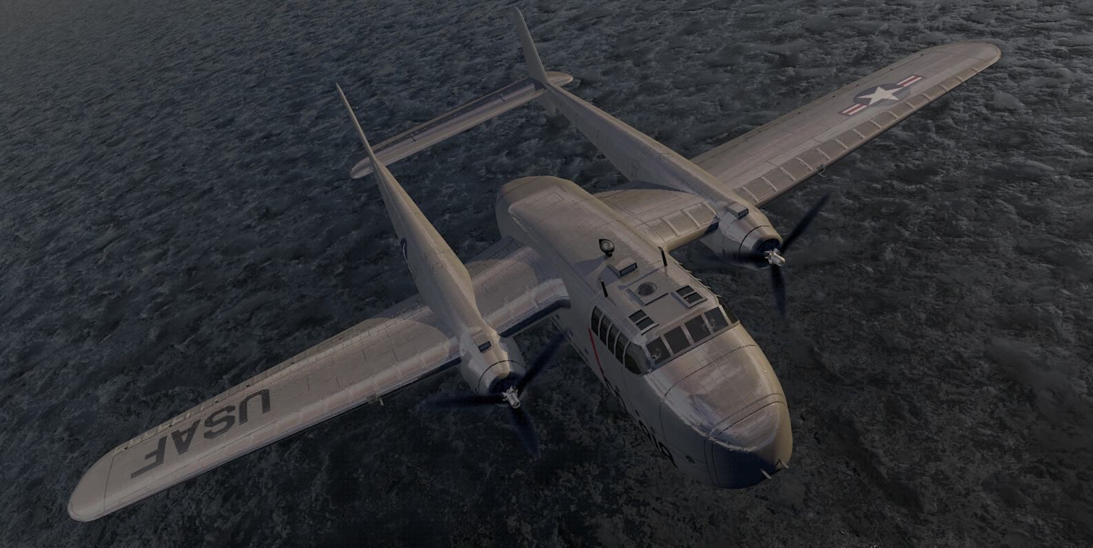 Fairchild C-82 Packet 3D model | CGTrader