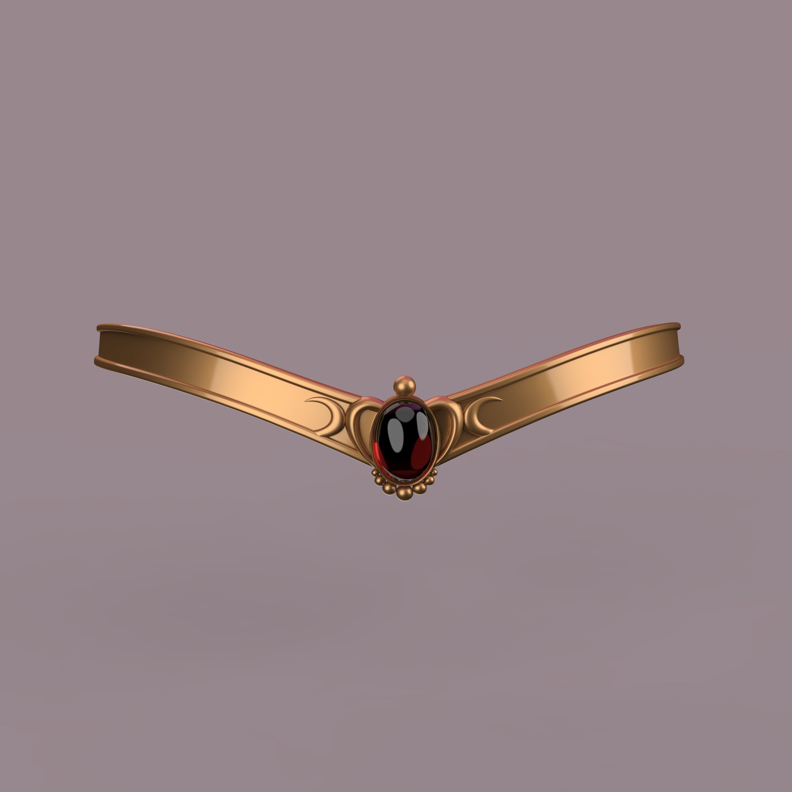 SAILOR MOON TIARA - REGULAR AND CRYSTAL VERSION 3D model 3D printable ...