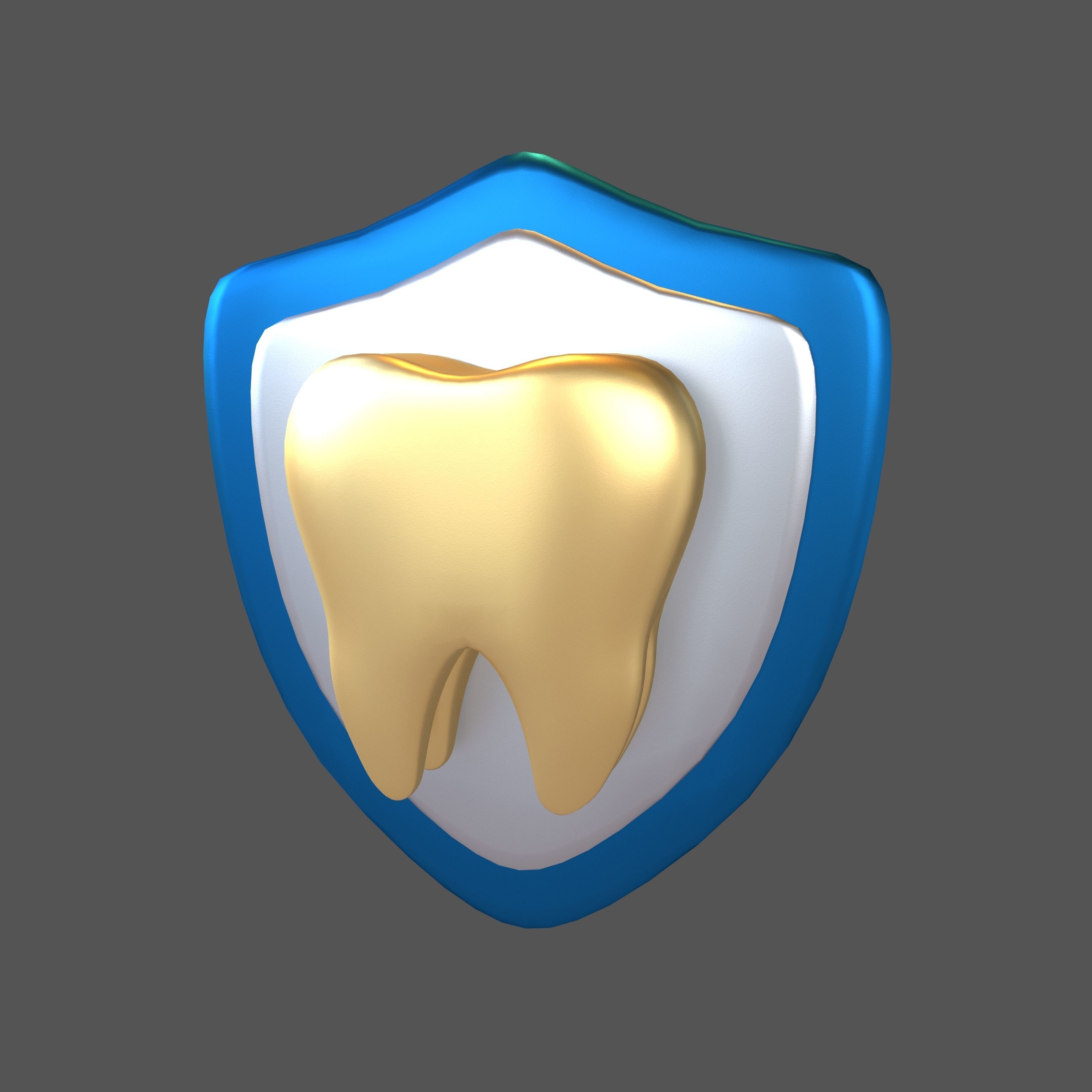 3D model Protect Tooth Emoji v1 011 VR / AR / low-poly | CGTrader