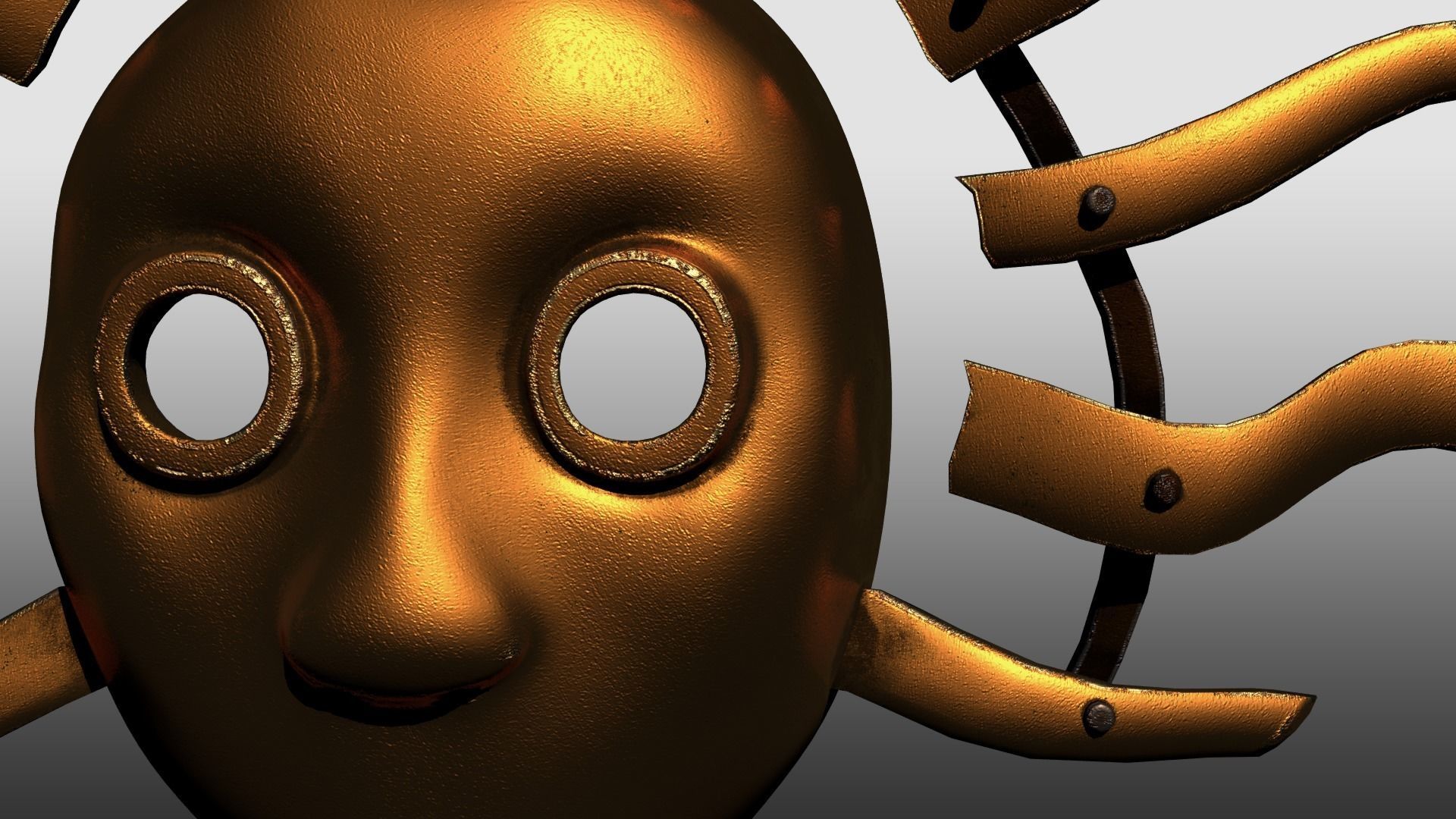 Sun Mask 3D model | CGTrader