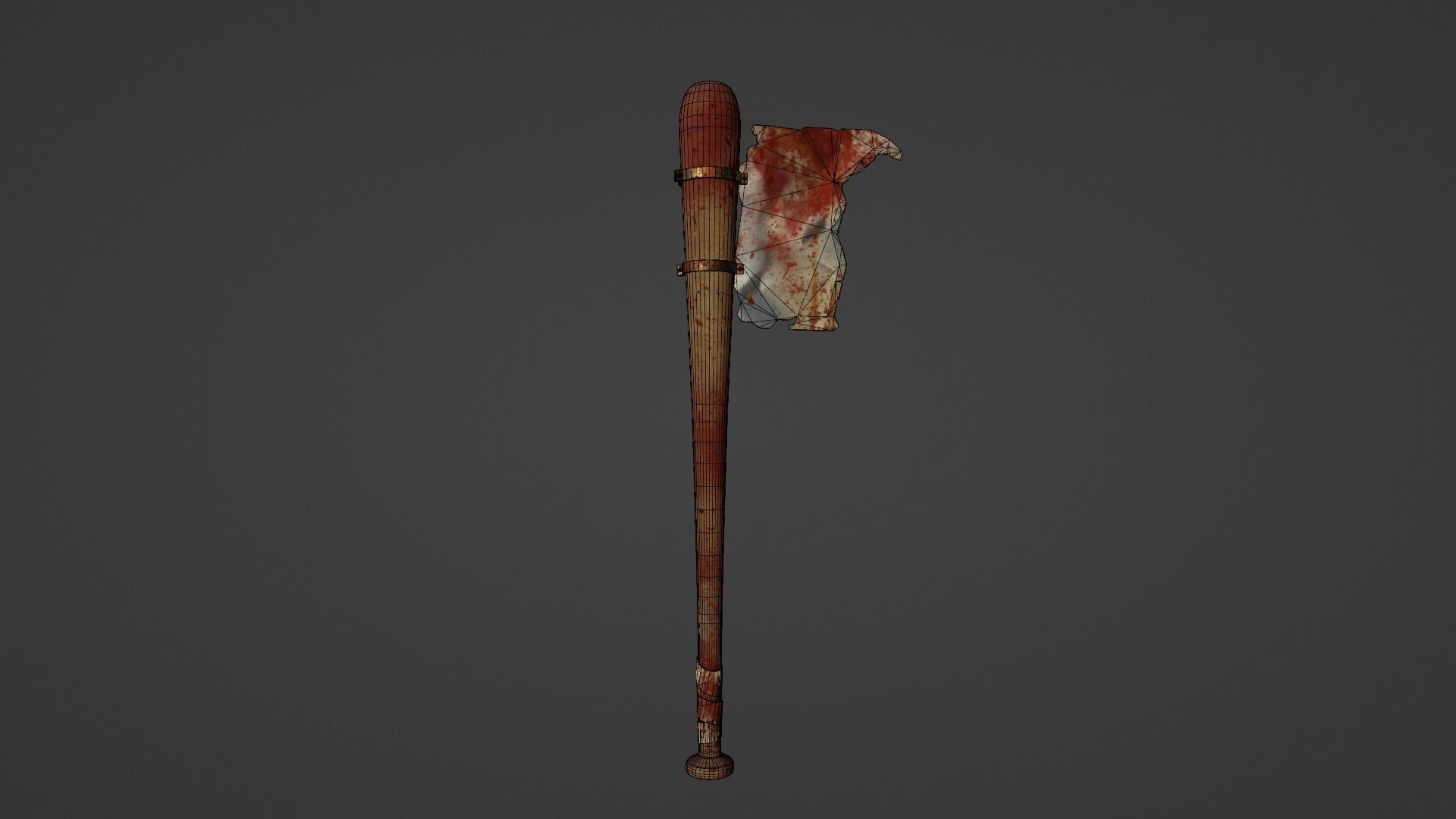 Post Apocalyptic Axe 3D model | CGTrader