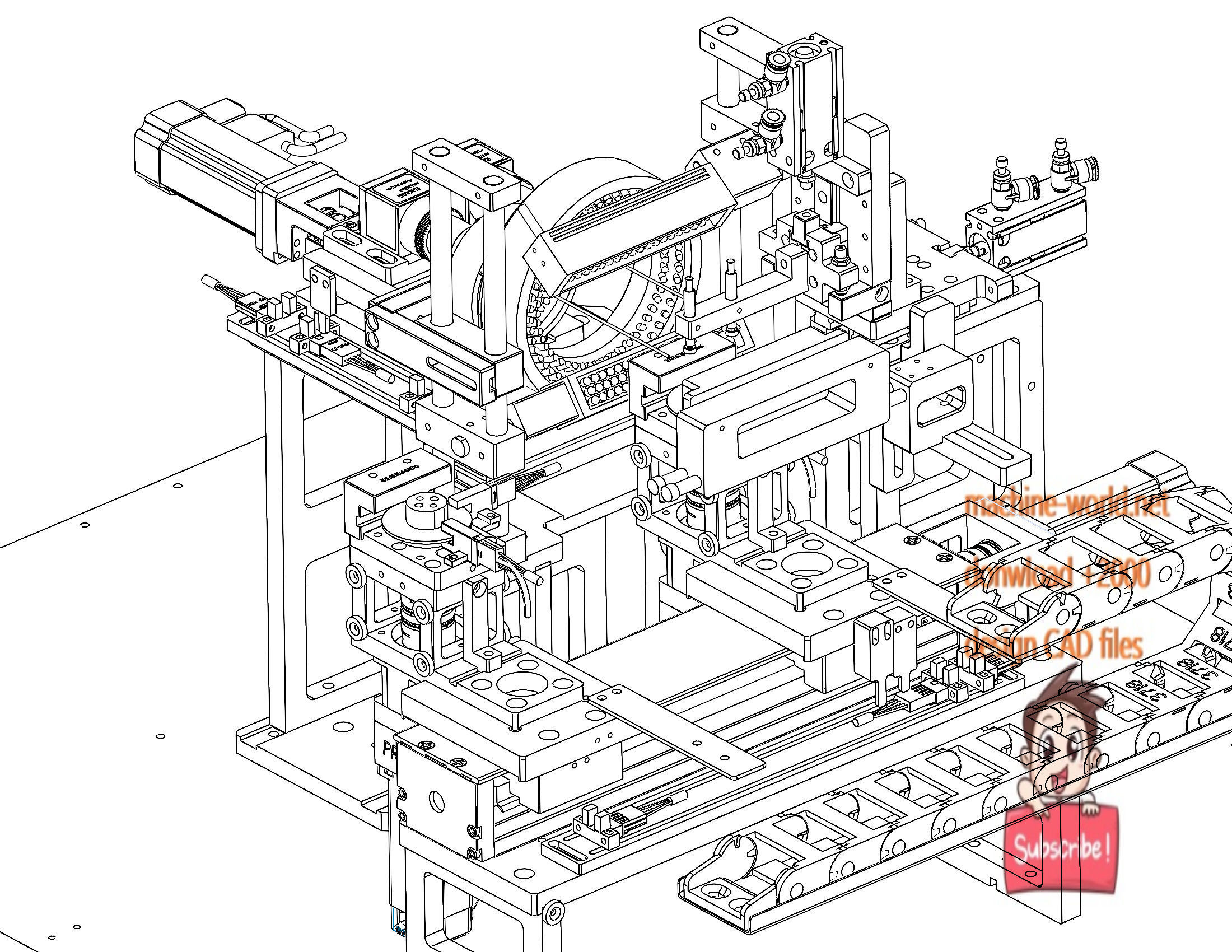 industrial 3D model General assembly drawing of PIN detection 3D model ...