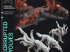 Corrupted Wolves - 3D Printable TTRPG - PRESUPPORTED - 32mm 3D model 3D ...