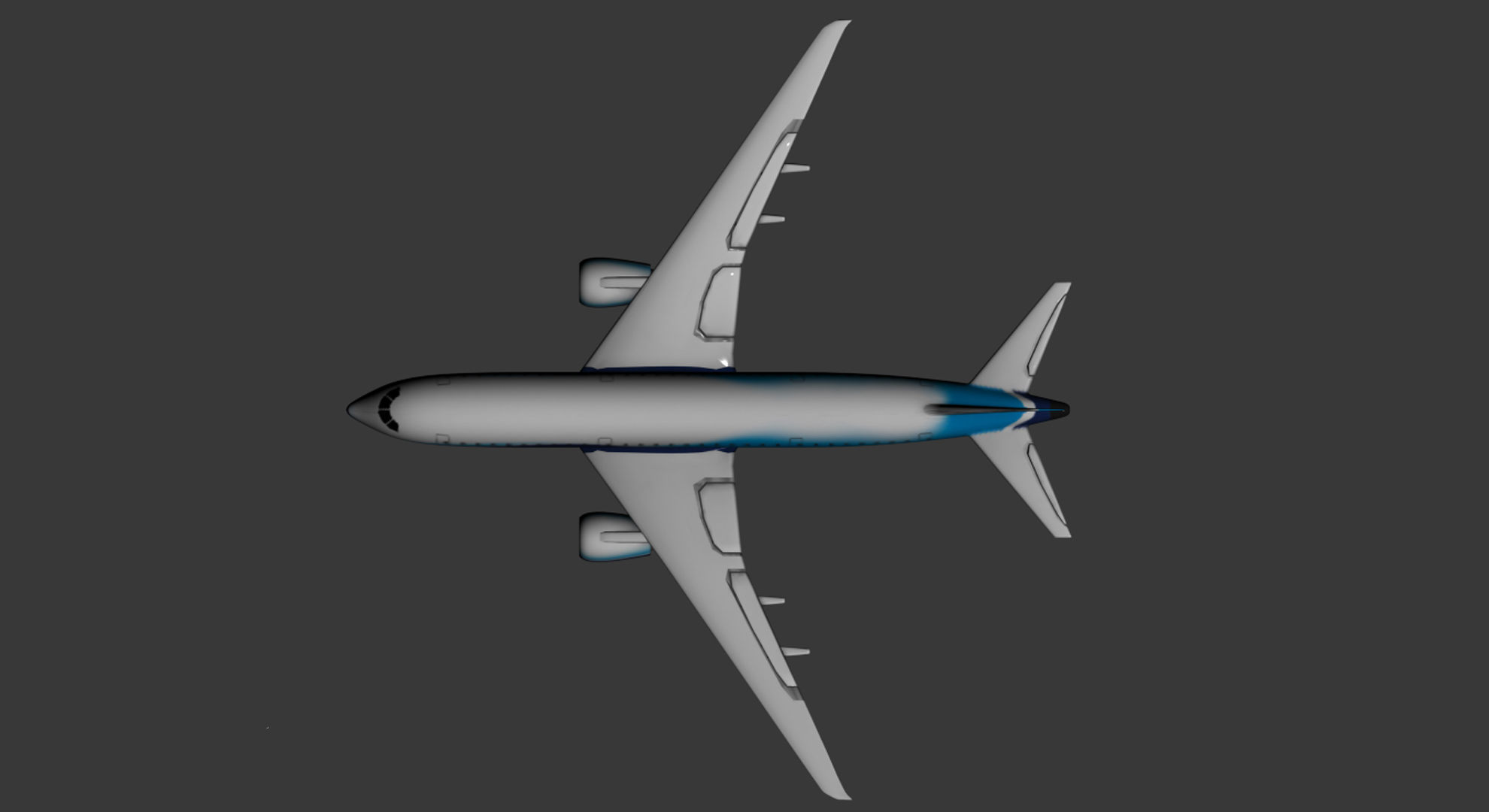 3D model High-Fidelity Boeing 3D Aircraft Model VR / AR / low-poly ...