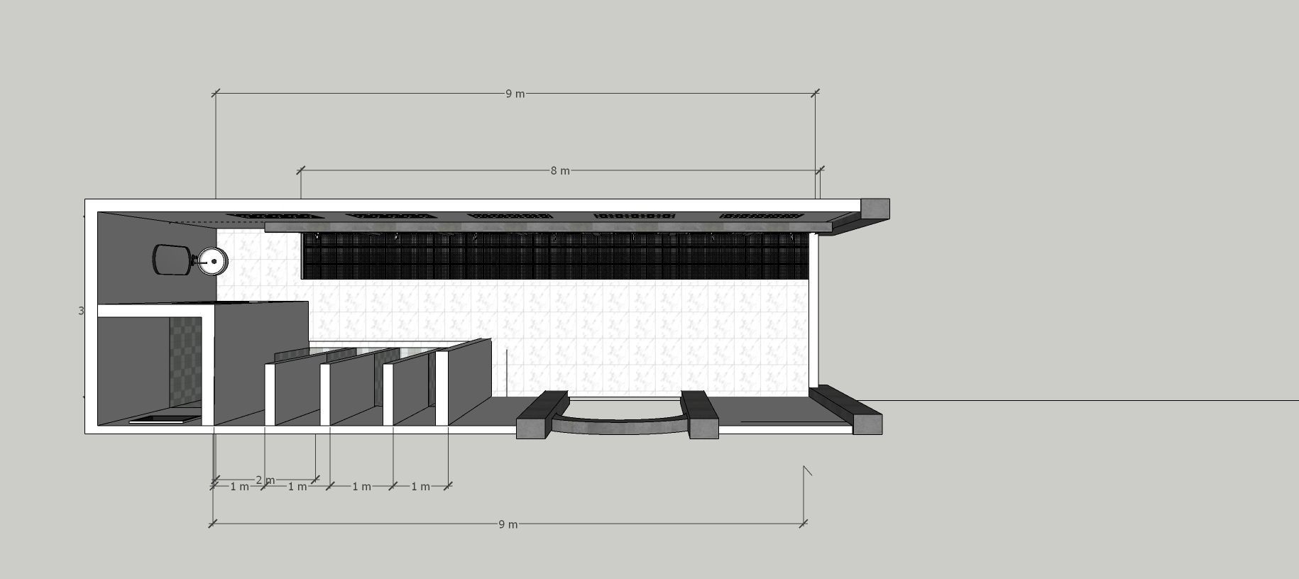 Toilet and Wudhu spot at Mosque smallMosque Prayer room islam 3D model ...