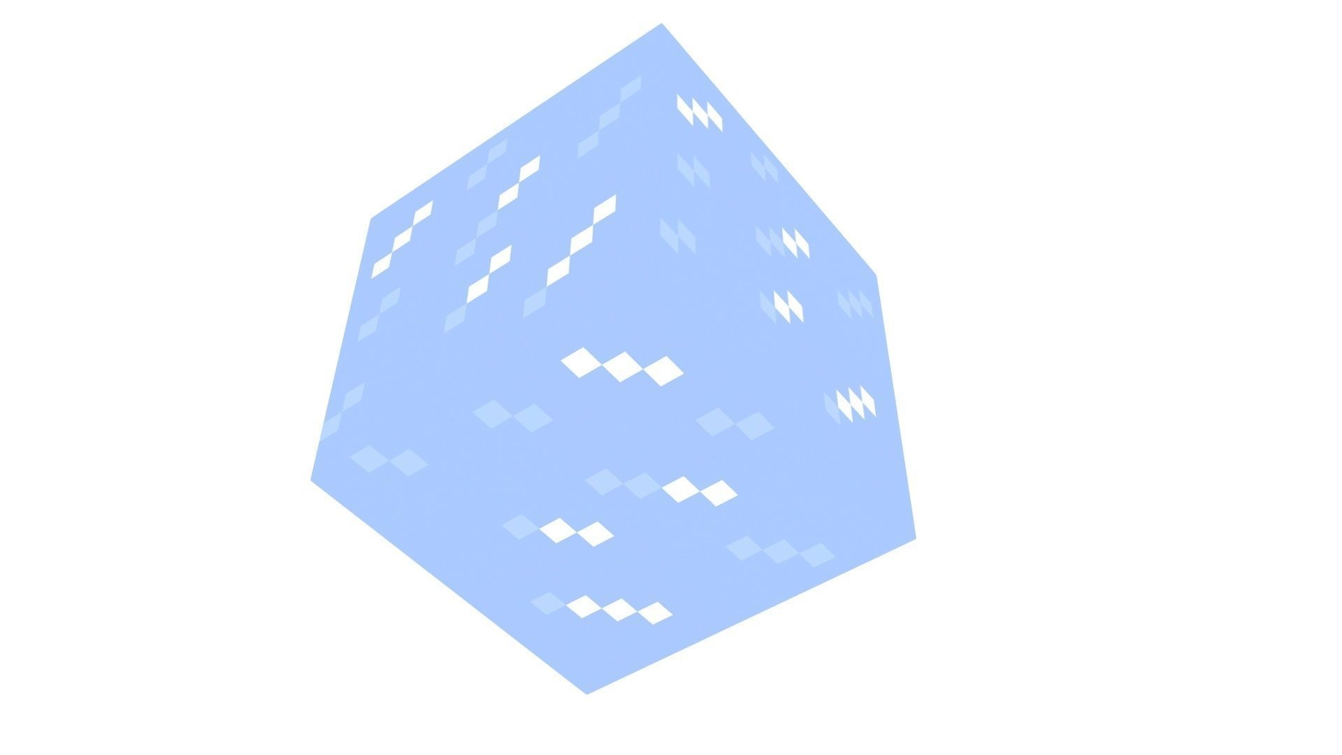 Minecraft Ice Blocks 3D model | CGTrader