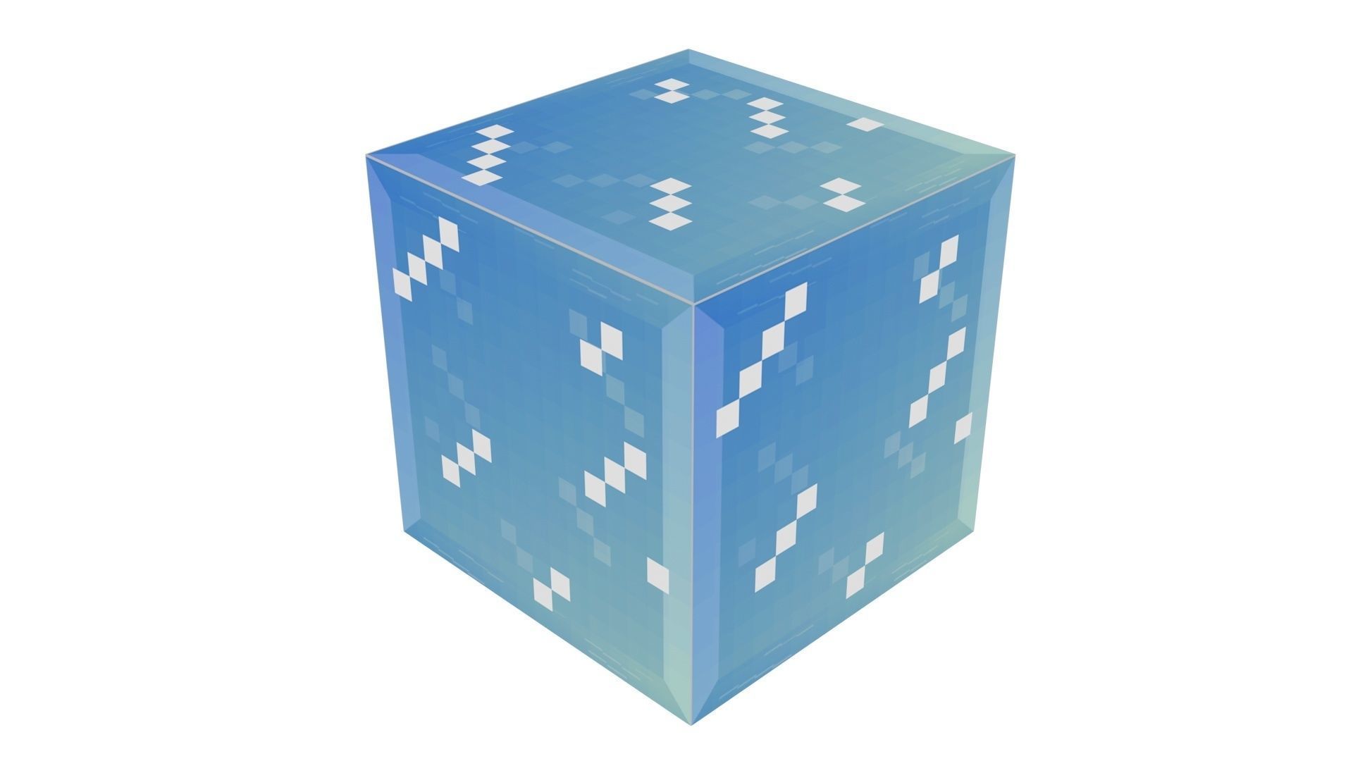 Minecraft Ice Blocks 3D model | CGTrader