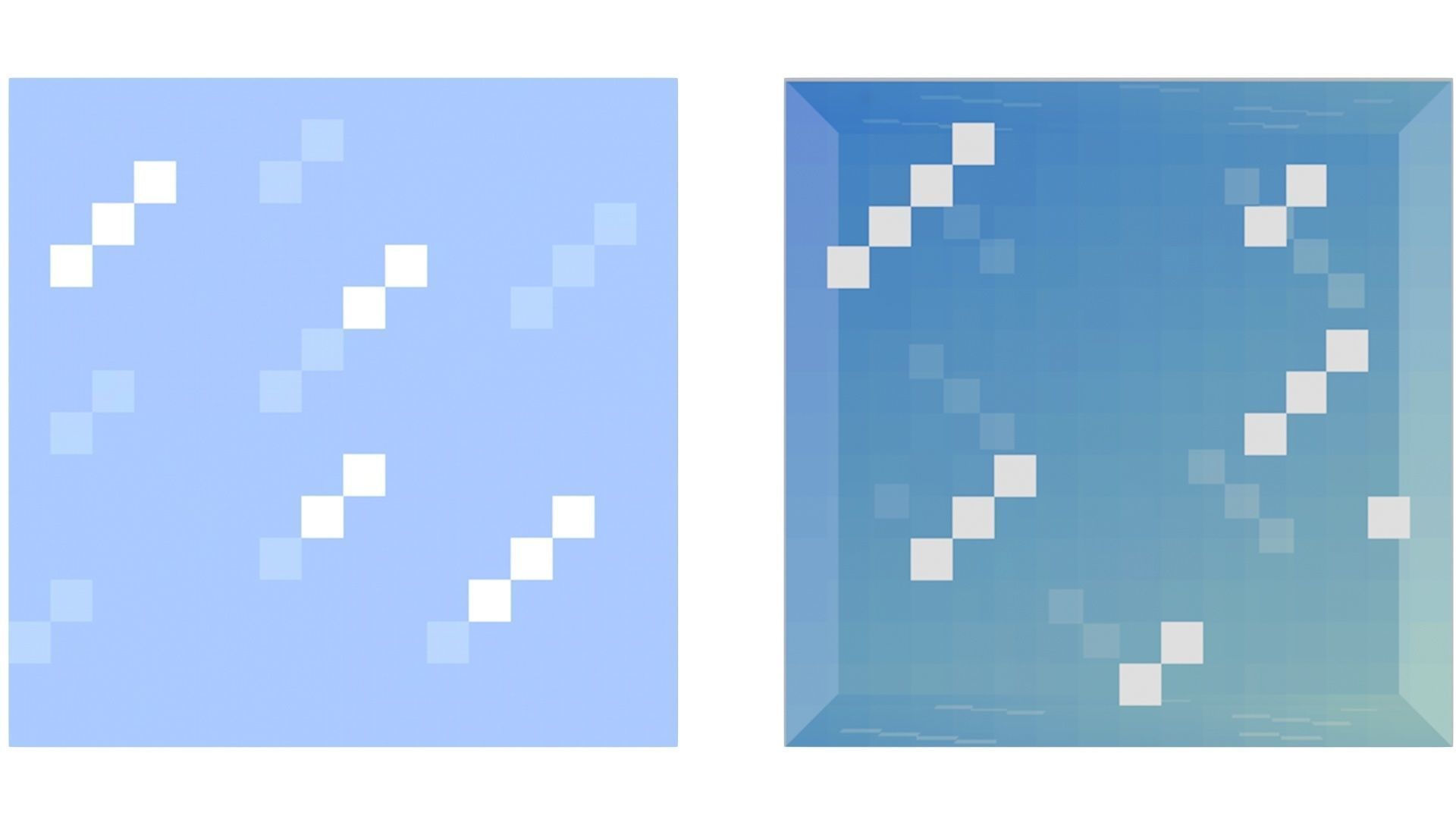 Minecraft Ice Blocks 3D model | CGTrader
